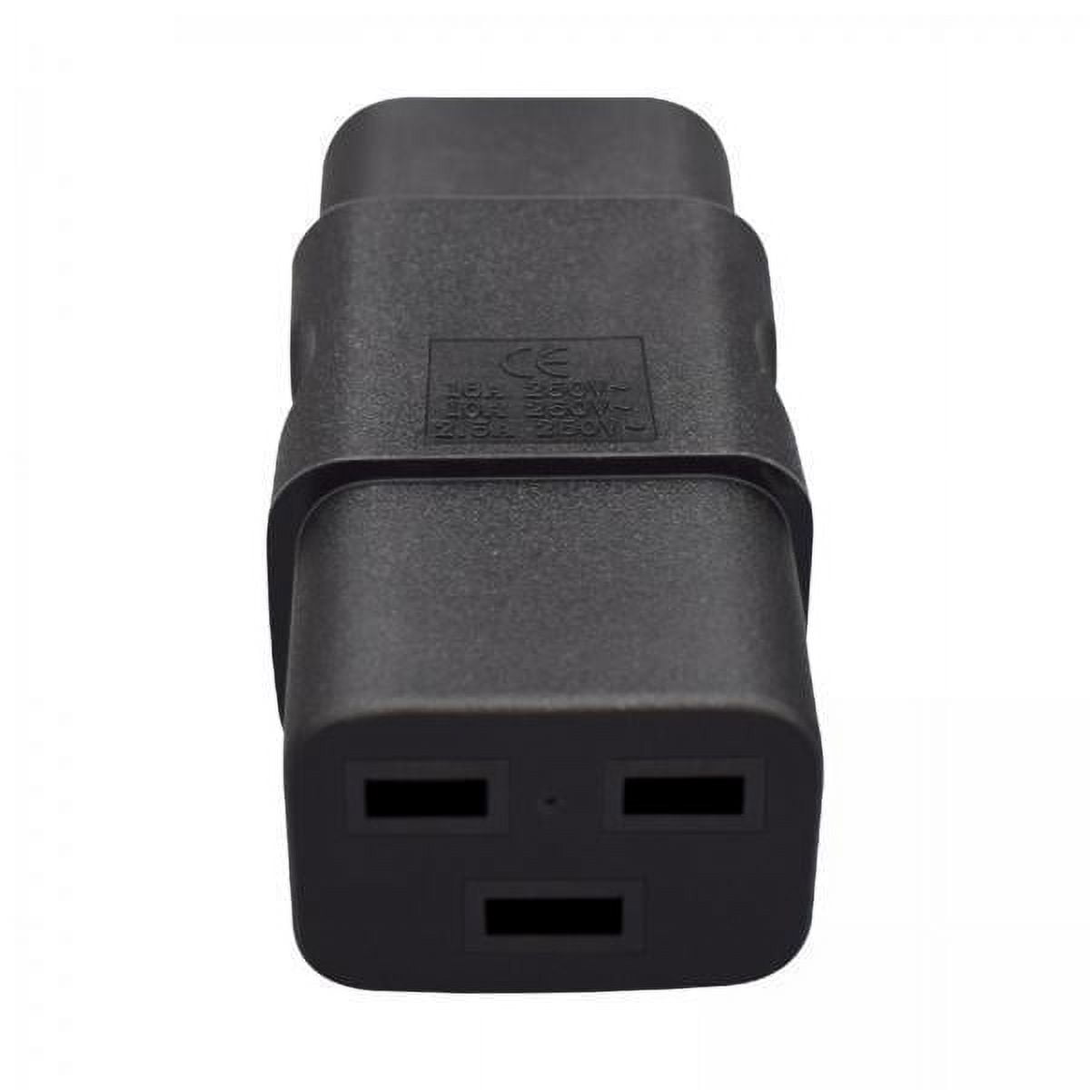 yotijay 5xIEC320 C14 to IEC320 C19 Power Adapter Connector for Pdu Ups ...