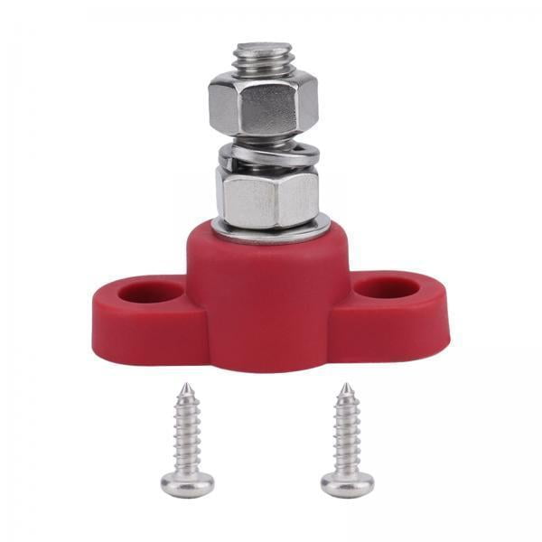 yotijay 5xM10 Terminal Block Stud Power Distribution Block for Auto ... yotijay 5xM10 Terminal Block Stud Power Distribution Block for Auto ...