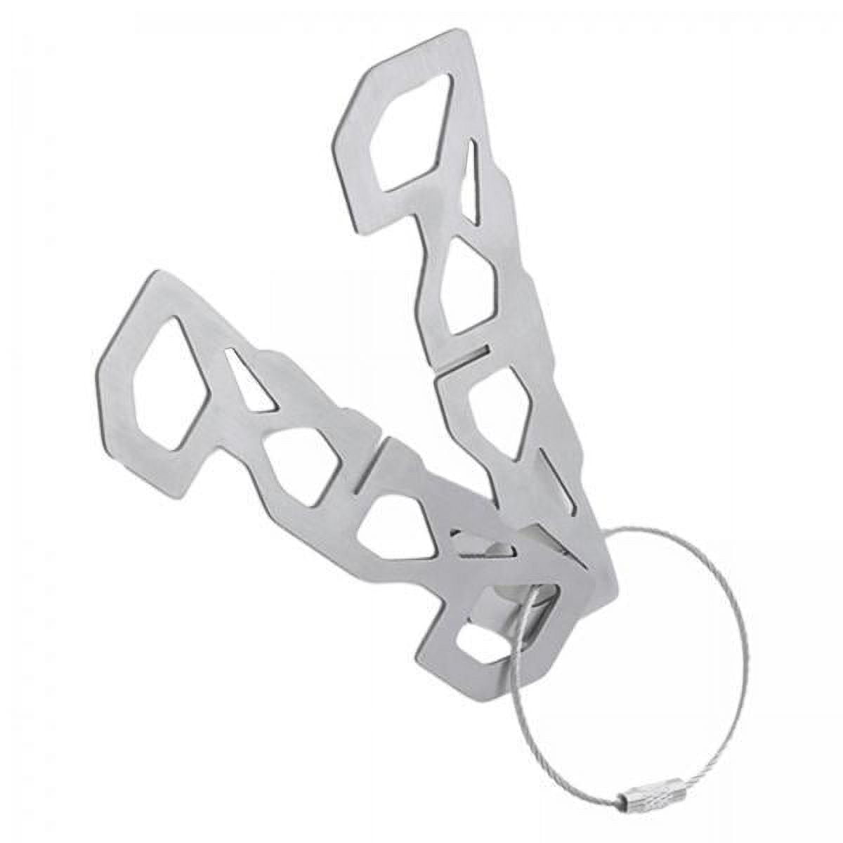 yotijay 5xPortable Alcohol tool Rack Cross Stand Camping tool Stainless ...