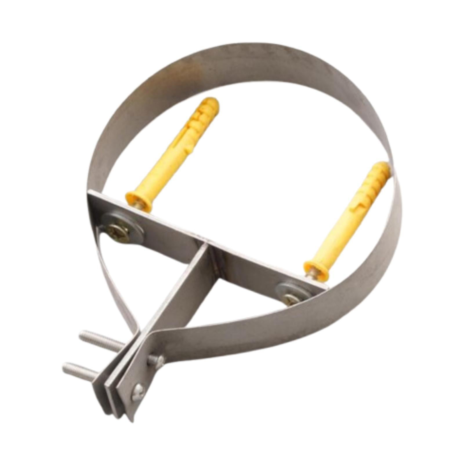 yotijay 6 Inch Pipe Bracket for Chimney, Metal Clamp for Pipe, Wall ...