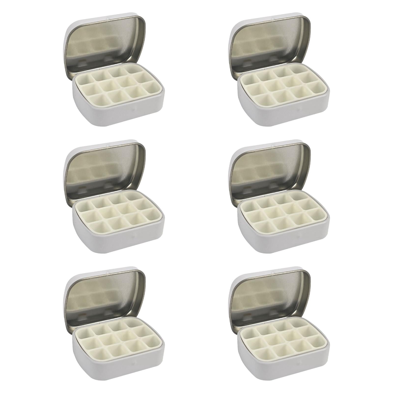 yotijay 6 Pieces Paint Tray Palette Gouache Mixing Palette Tray ...