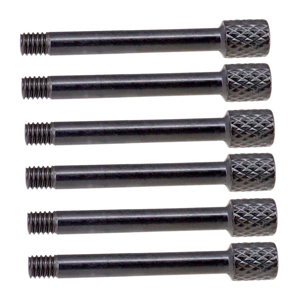 yotijay 6pcs Brass Electric Guitar Tremolo Bridge Saddle Clamp String ...