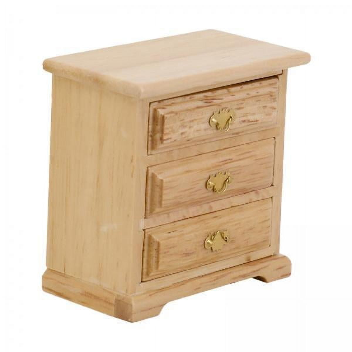 yotijay 6x1/12 Miniature Dollhouse Cabinet Play Toy Wooden Bedroom ...