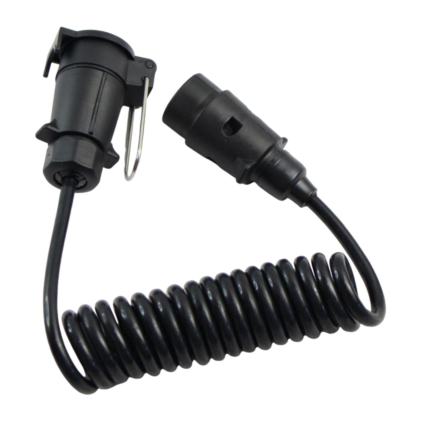 yotijay 7 Pin Trailer Extension Cable Parts Trailer Tow Wiring Plug for ...