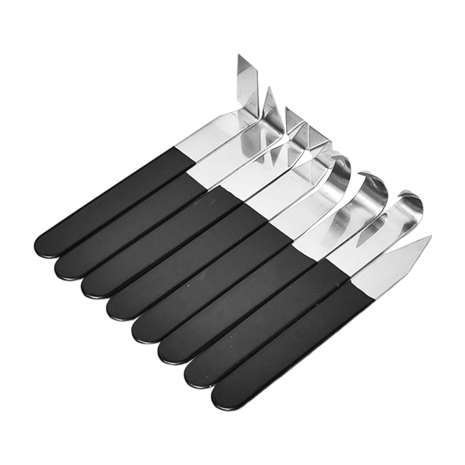 yotijay 8 Pieces Clay Modelling Shaping Knives Kit Practical for Wood ...