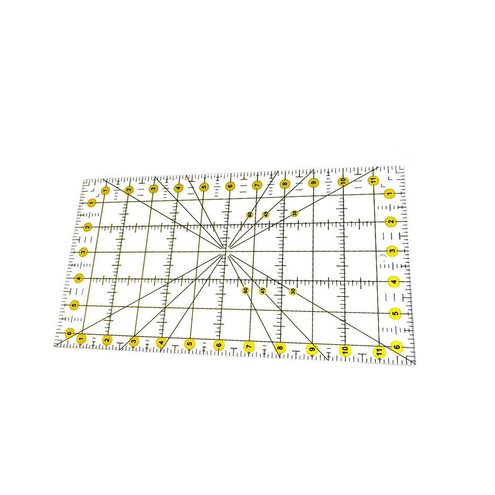 yotijay Acrylic Quilting Ruler Crafting Template for Enthusiast Paper ...