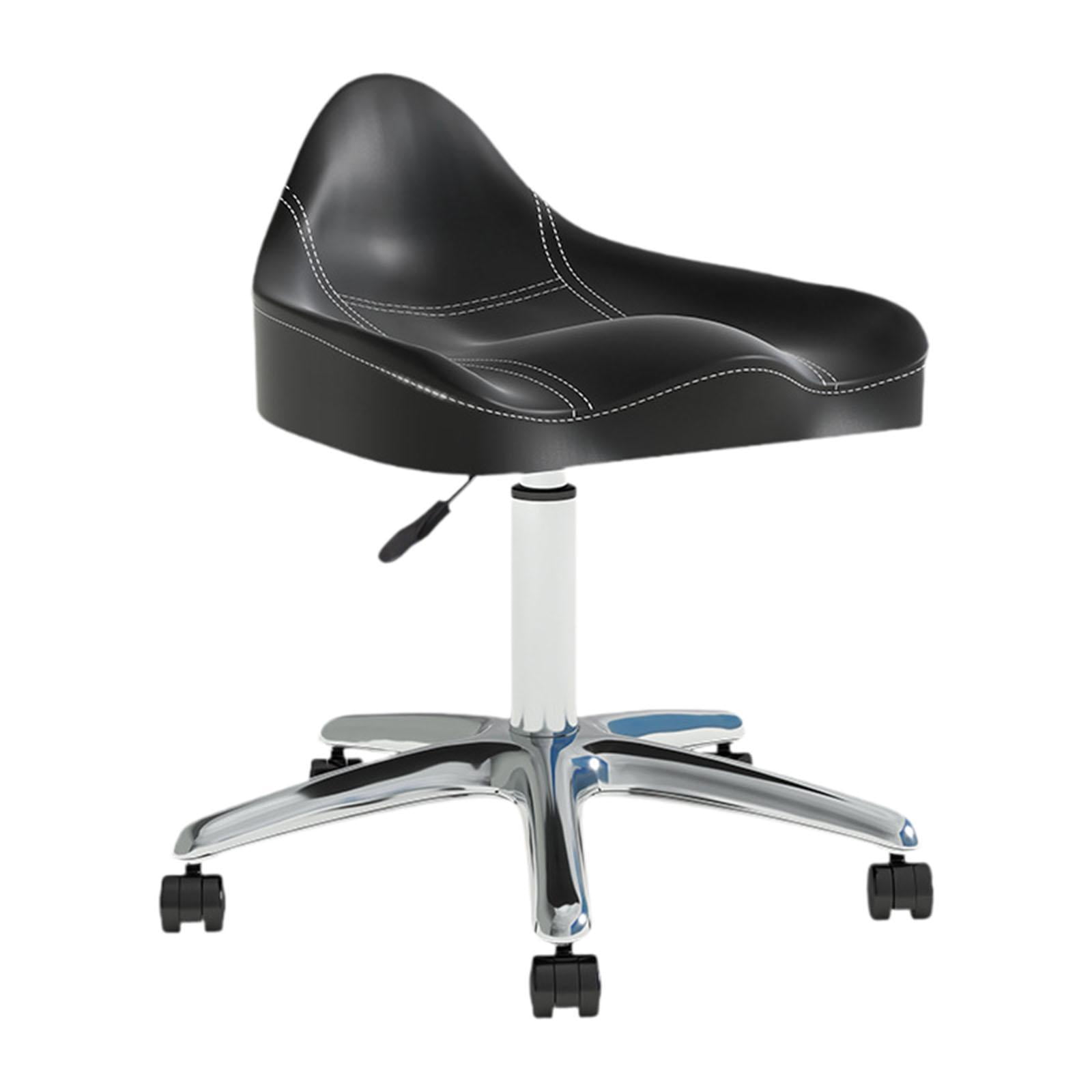 yotijay Adjustable Rolling Stool with Backrest Heavy Duty Rolling Stool ...