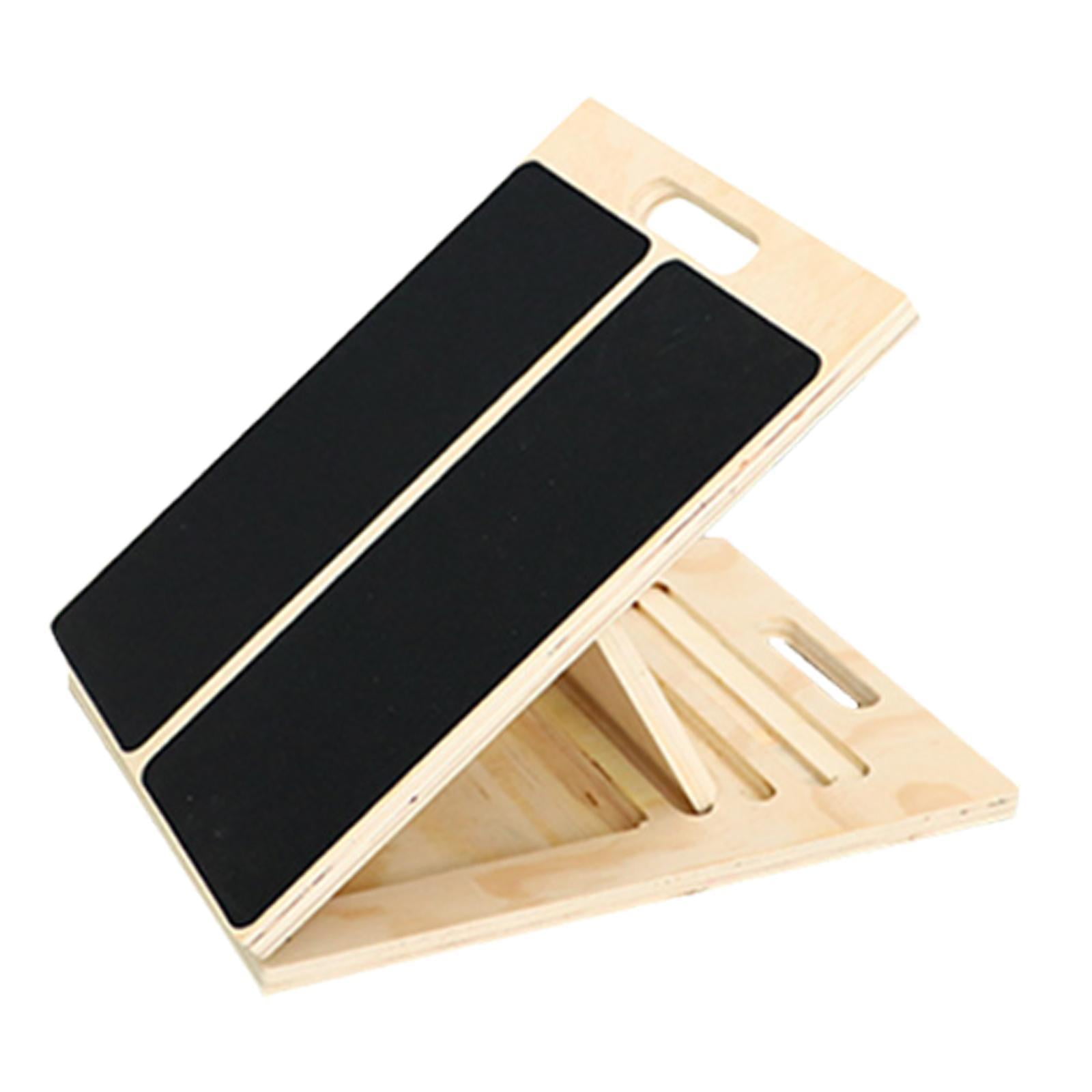 yotijay Adjustable Slant Board Calf Stretcher Balance Exercise Planking ...