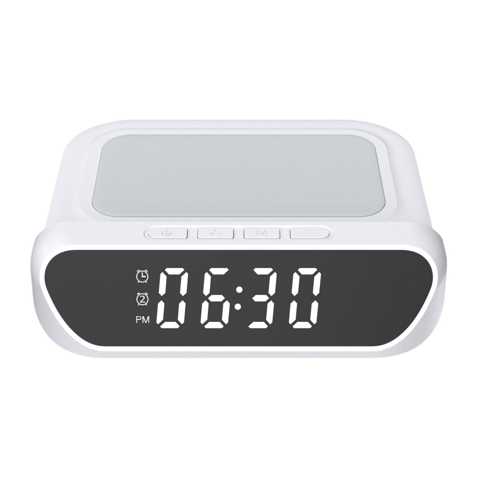yotijay Alarm Clock 15W Gifts 1M Cable Decorative 5V/3A 9V/2A Desk ...