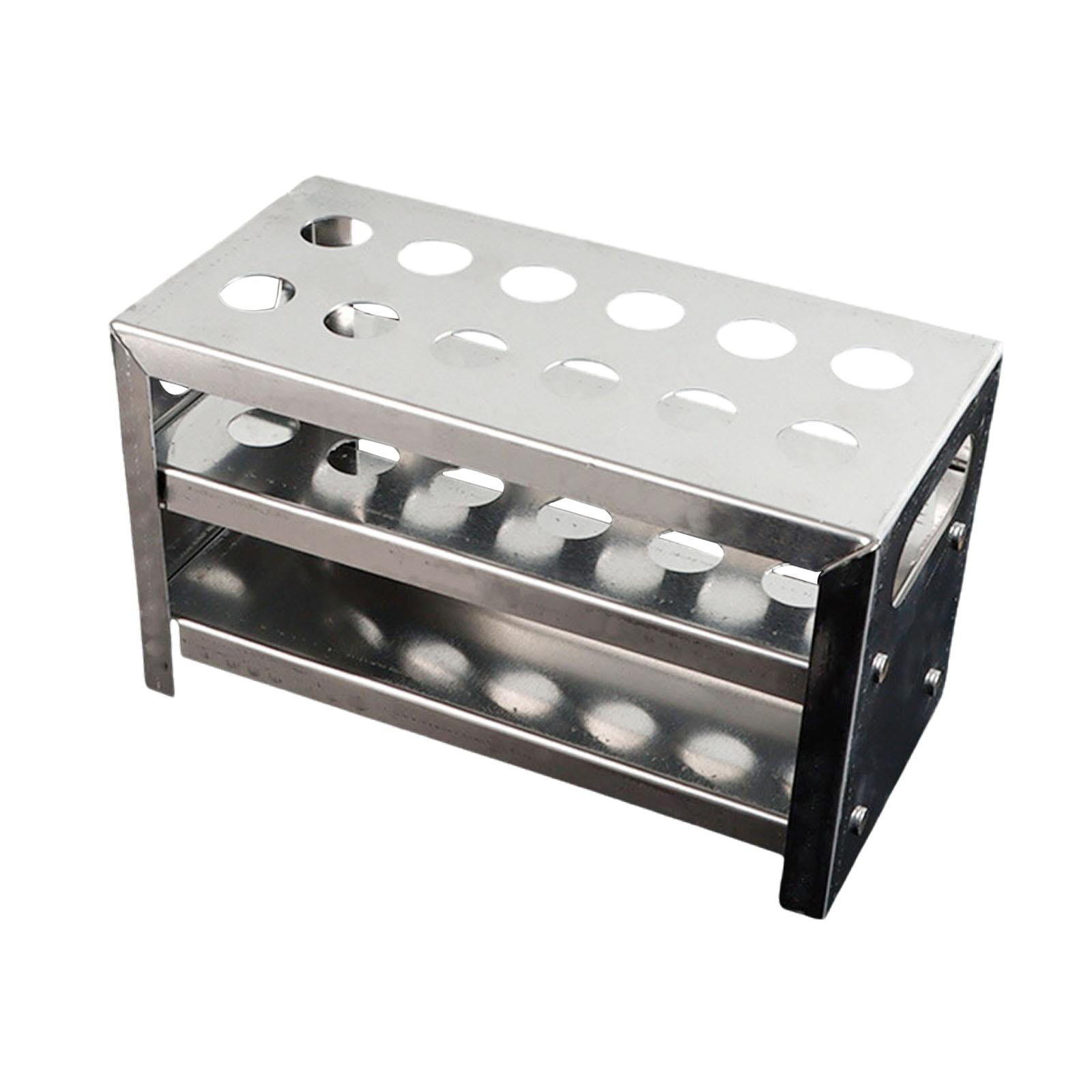 yotijay Aluminum Test Tube Holder 12 Holes Easy to Clean Professional ...