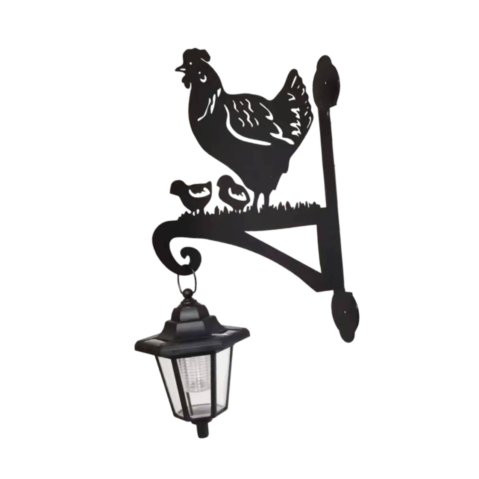 yotijay Animal Outdoor Garden Statue Landscape Lamp with Solar Lights ...