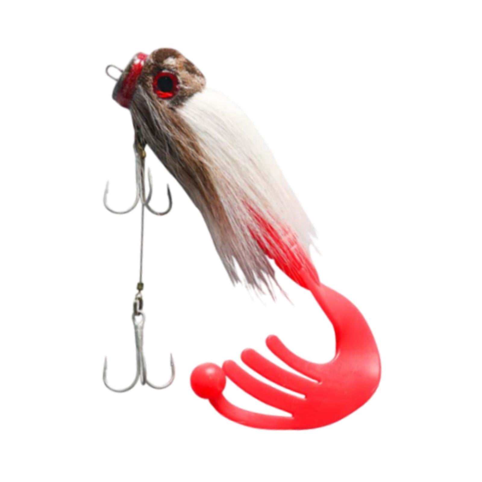 yotijay Artificial Deep Sea Boat Fishing Mouse Furry with Practical ...