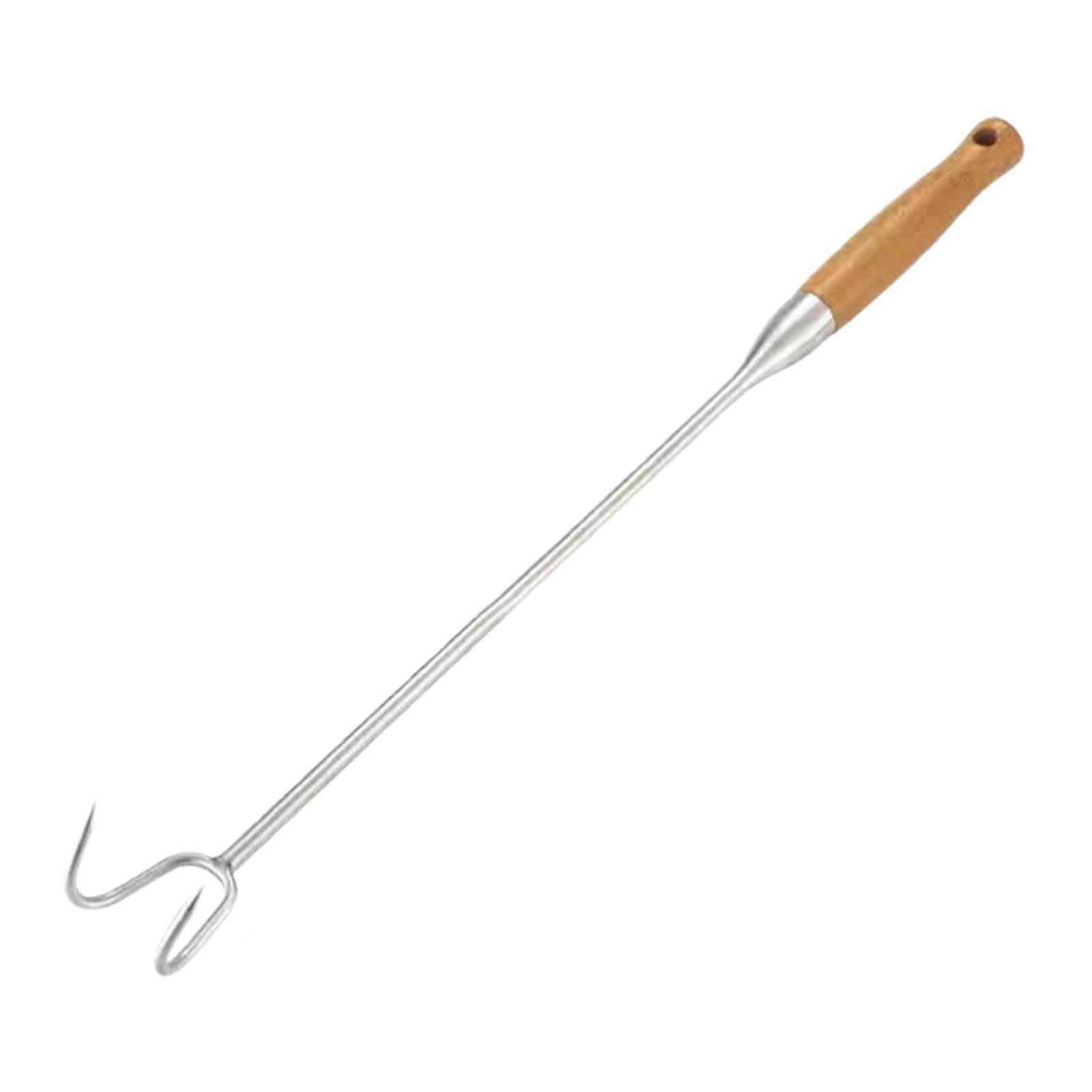 yotijay BBQ Meat Turner Hook Sturdy BBQ Steak Grill Hook for Grilling ...
