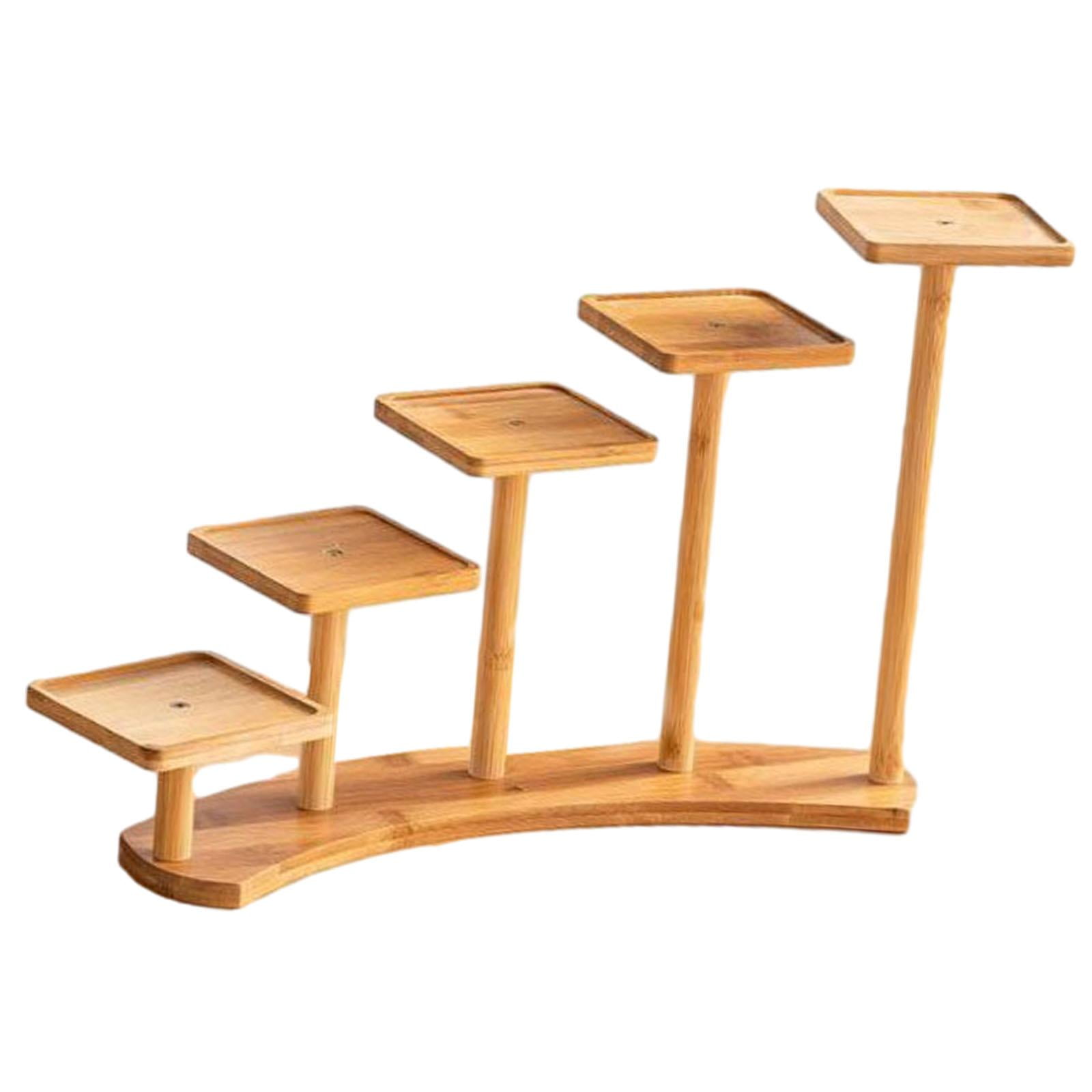 yotijay Bamboo Plant Stand Display Easy Access Potted Plant Rack ...