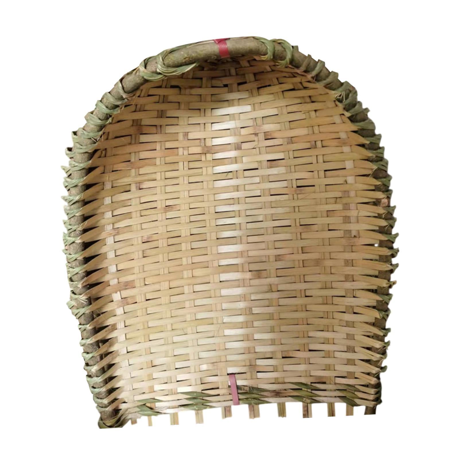 yotijay Bamboo Weaving Dustpan Dust Pan for Craft Construction Site ...