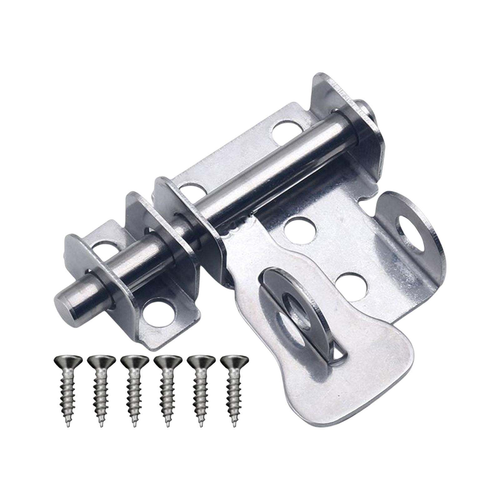 yotijay Barrel Bolt with Padlock Hole Heavy Duty with Door Latch ...