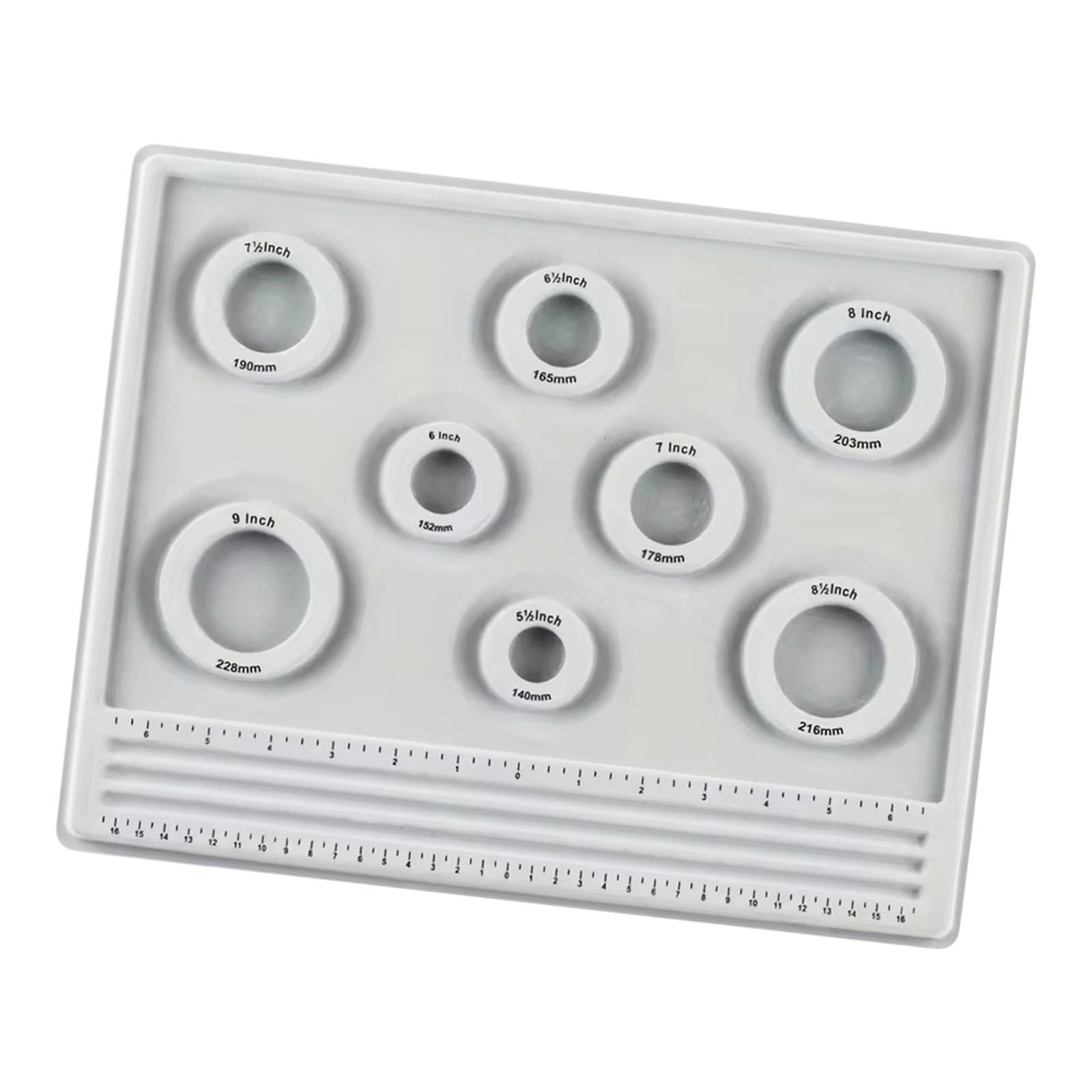 yotijay Beading Board Storage Measurement Board Reusable Bead Plate ...