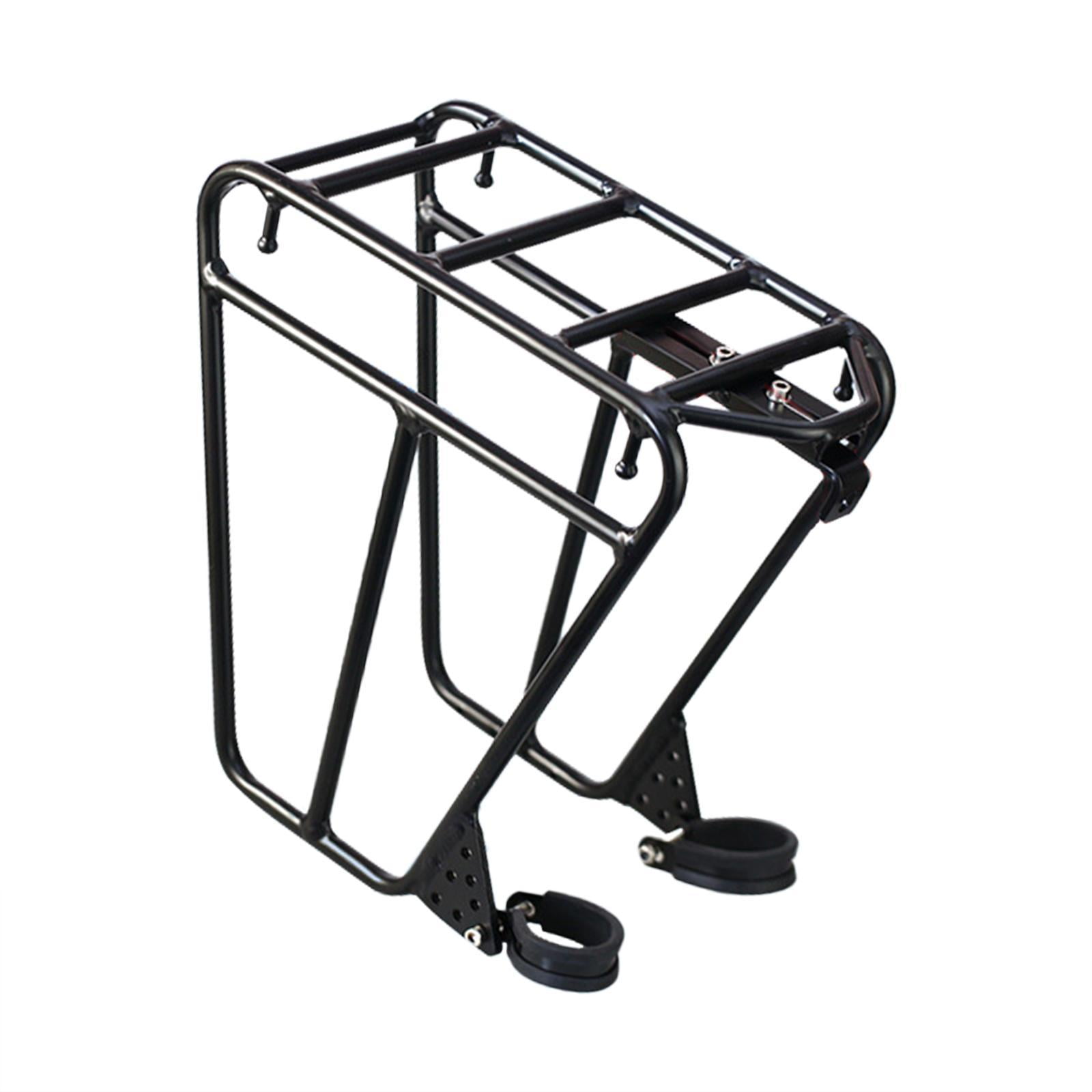 yotijay Bike Front Rack Carrier, Luggage Shelf Front Fork Rack Cargo ...