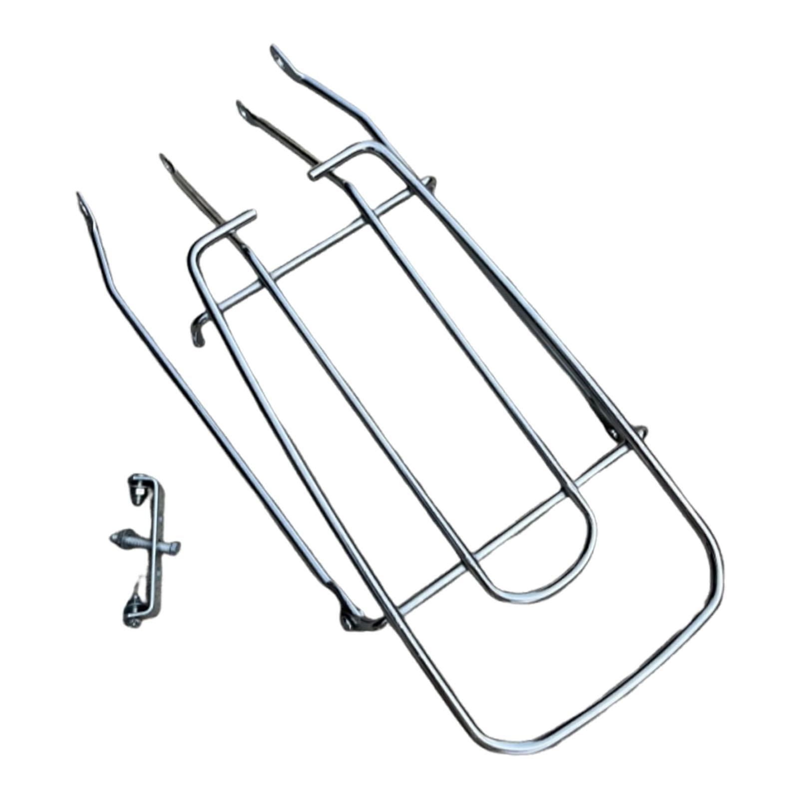 yotijay Bike Rear Rack Bike Cargo Carrier for Back of Bikes, Riding ...