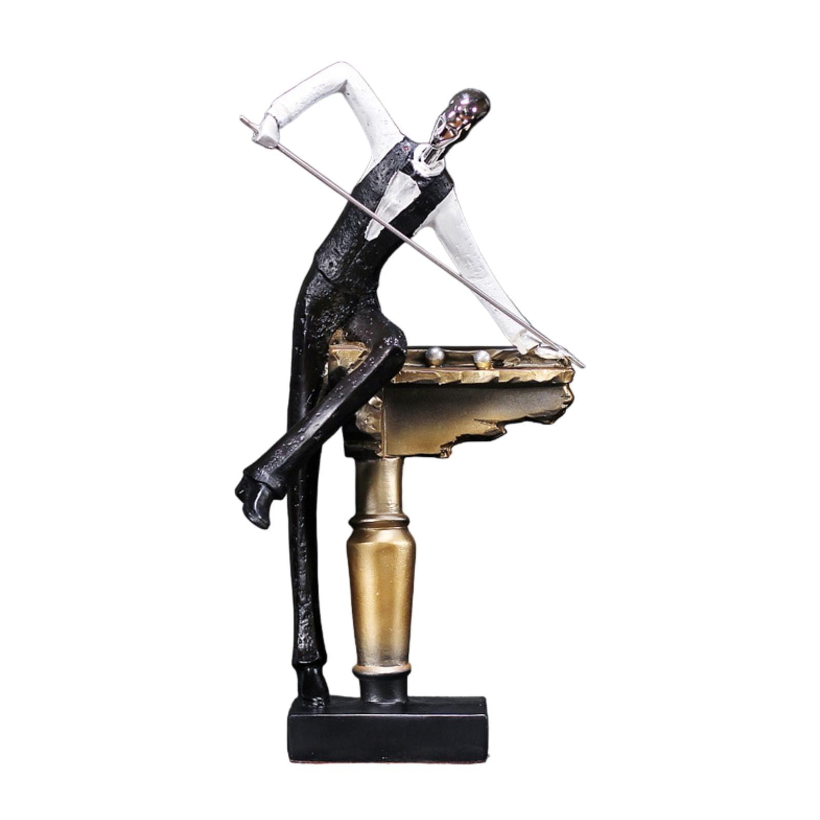 yotijay Billiard Character Statue Desktop Figurine Cabinet Table ...