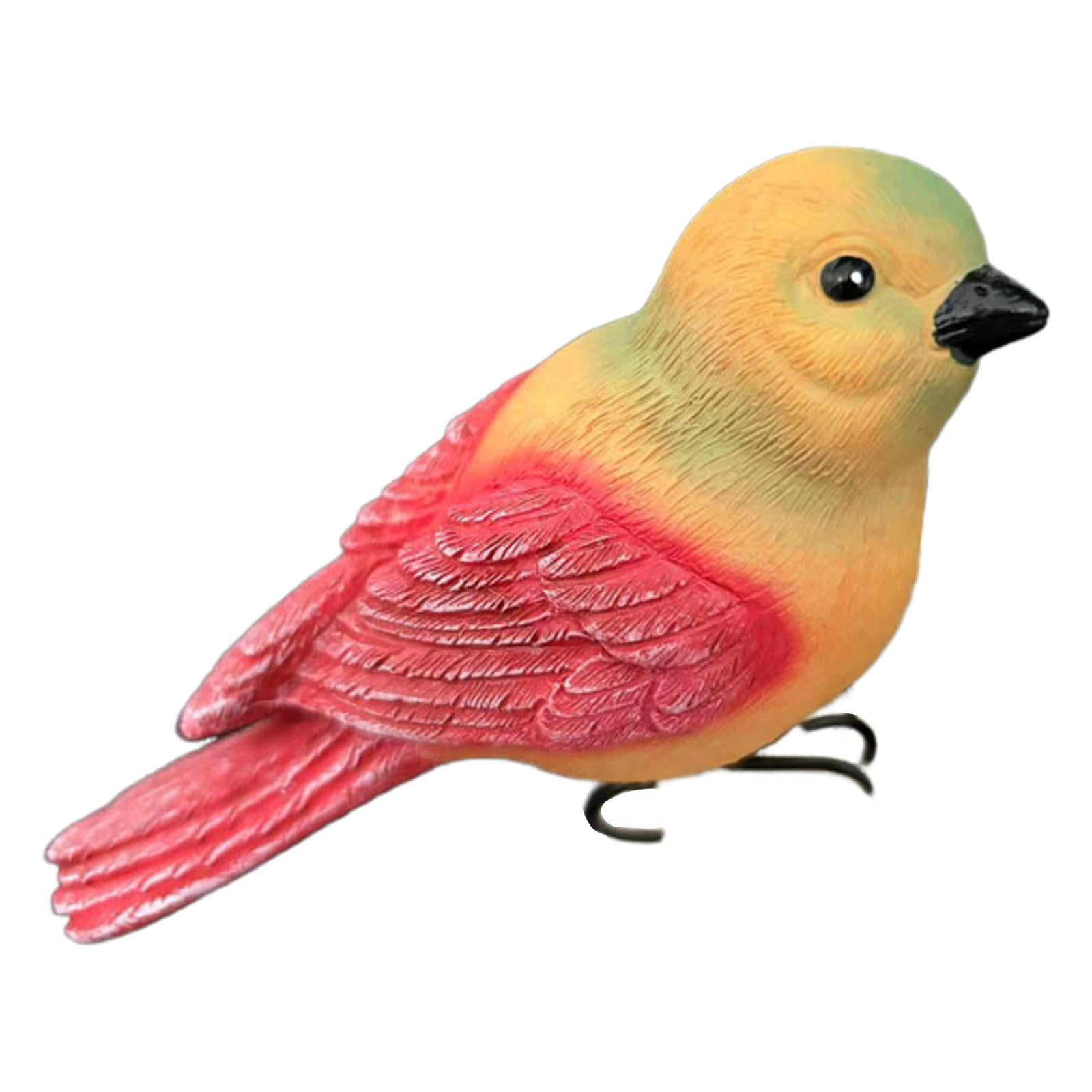 yotijay Bird Flower Pot Hugger Figurine Art Terrarium Edge Decor for ...