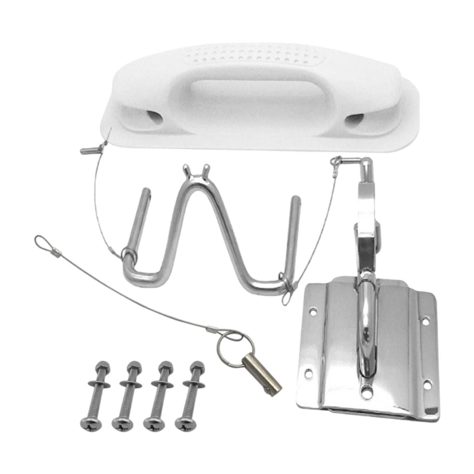 yotijay Boat Quick Release Snap Davits Set High Lifting Capacity System ...