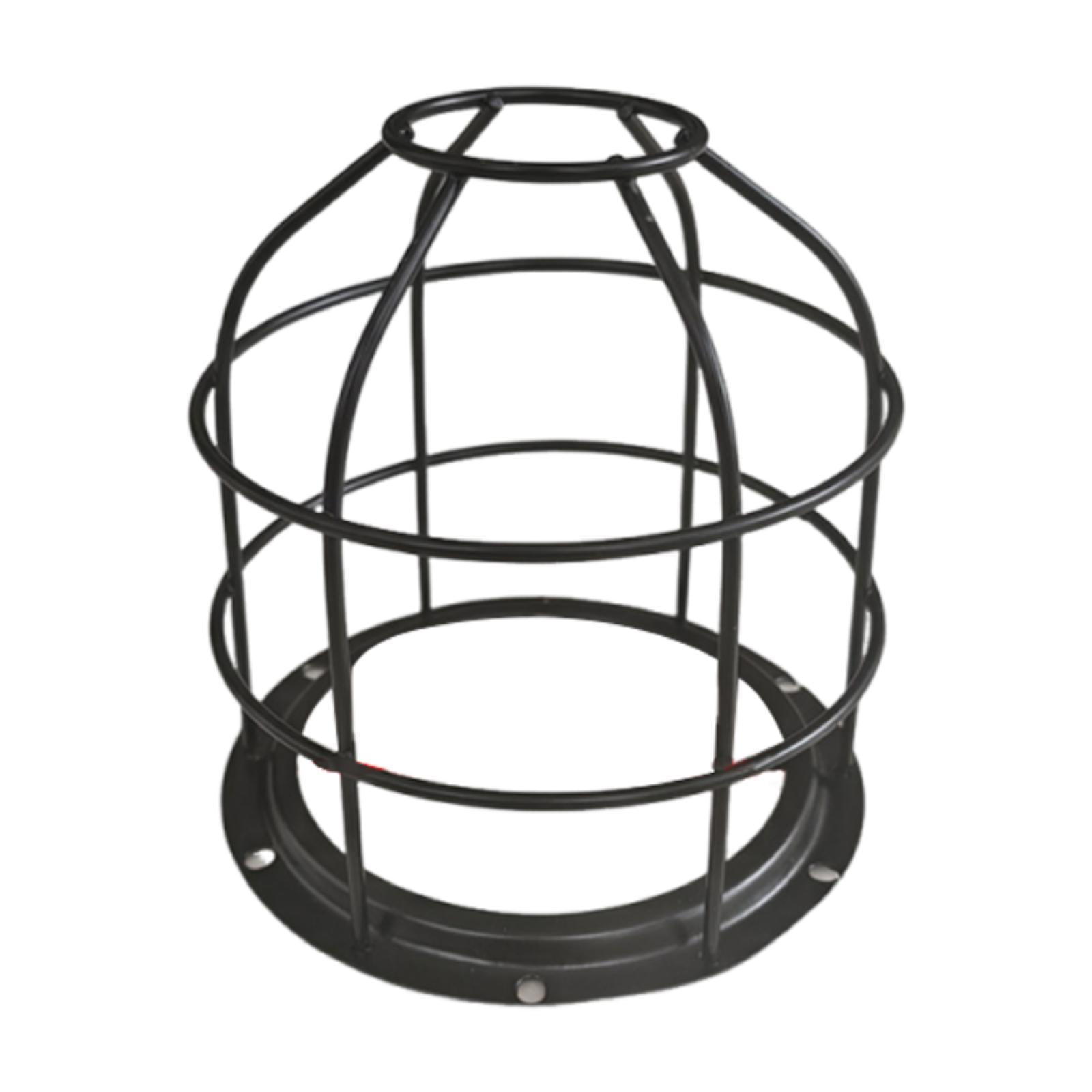yotijay Bulb Guard Lamp Shade Practical Metal Compact Warning Light ...