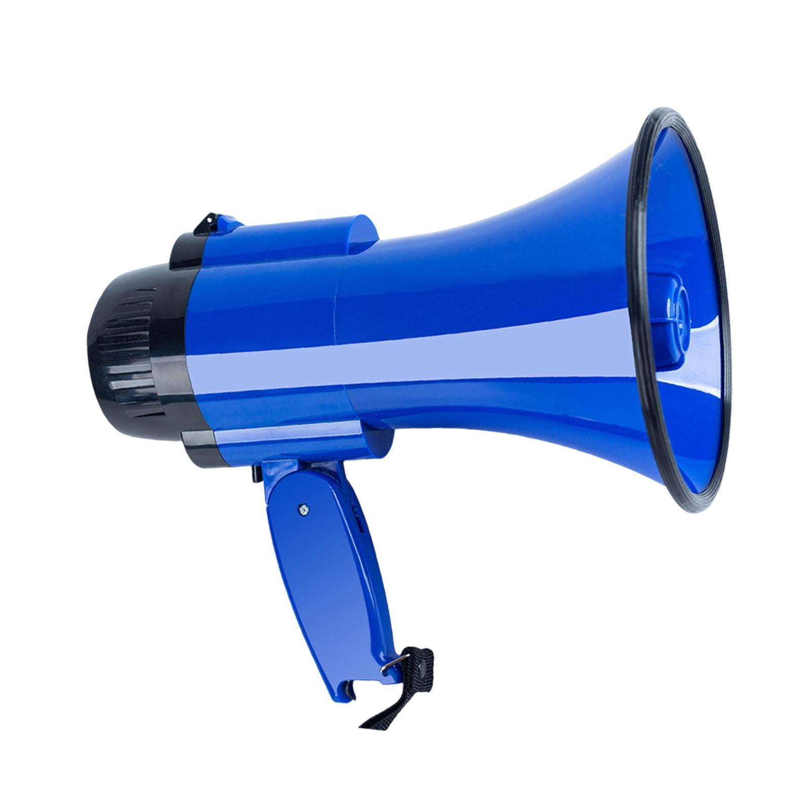 yotijay Bullhorn Megaphone 500M Distance 30W for Outdoors Cheerleading ...