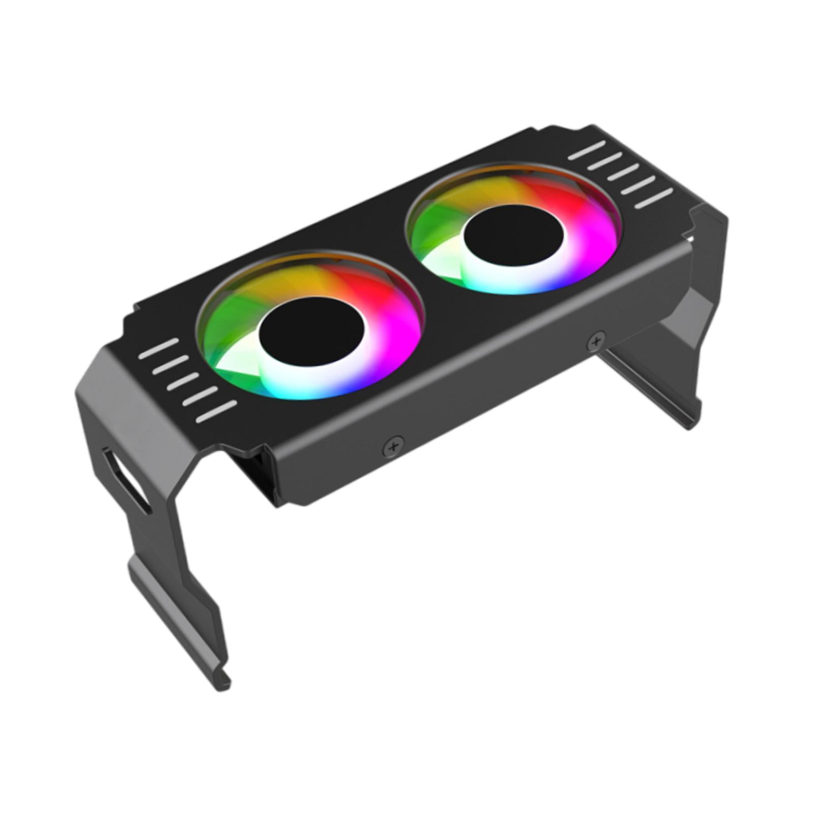 yotijay CPU Air Desktop CPU Cooling Fan CPU Fan Quiet with ARGB Light ...