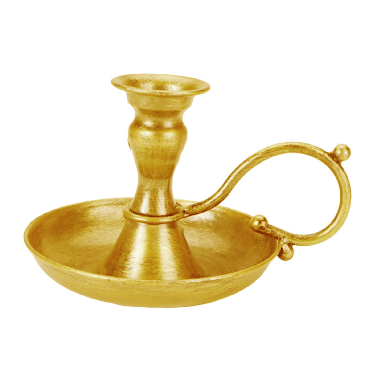 yotijay Candle Holder with Handle Handheld Decorative Candle Stand for ...