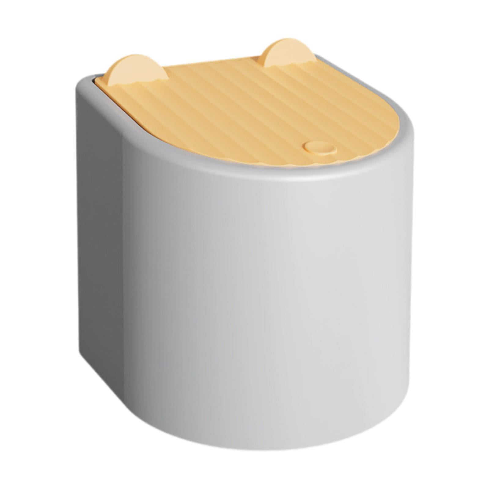 yotijay Cat Litter Trash Mini Trash Can Dustbin Litter Container ...