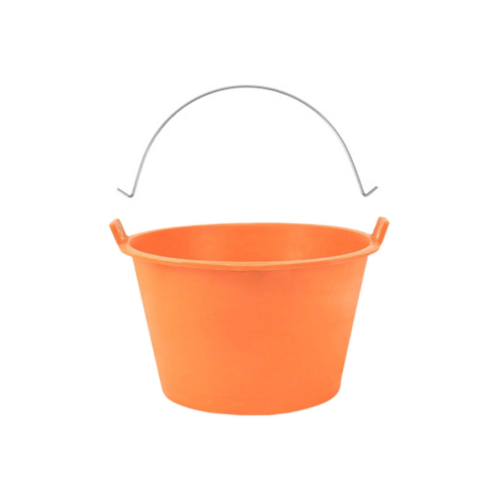 yotijay Cement Bucket Pail Container Sturdy, Multi Purpose, Portable ...