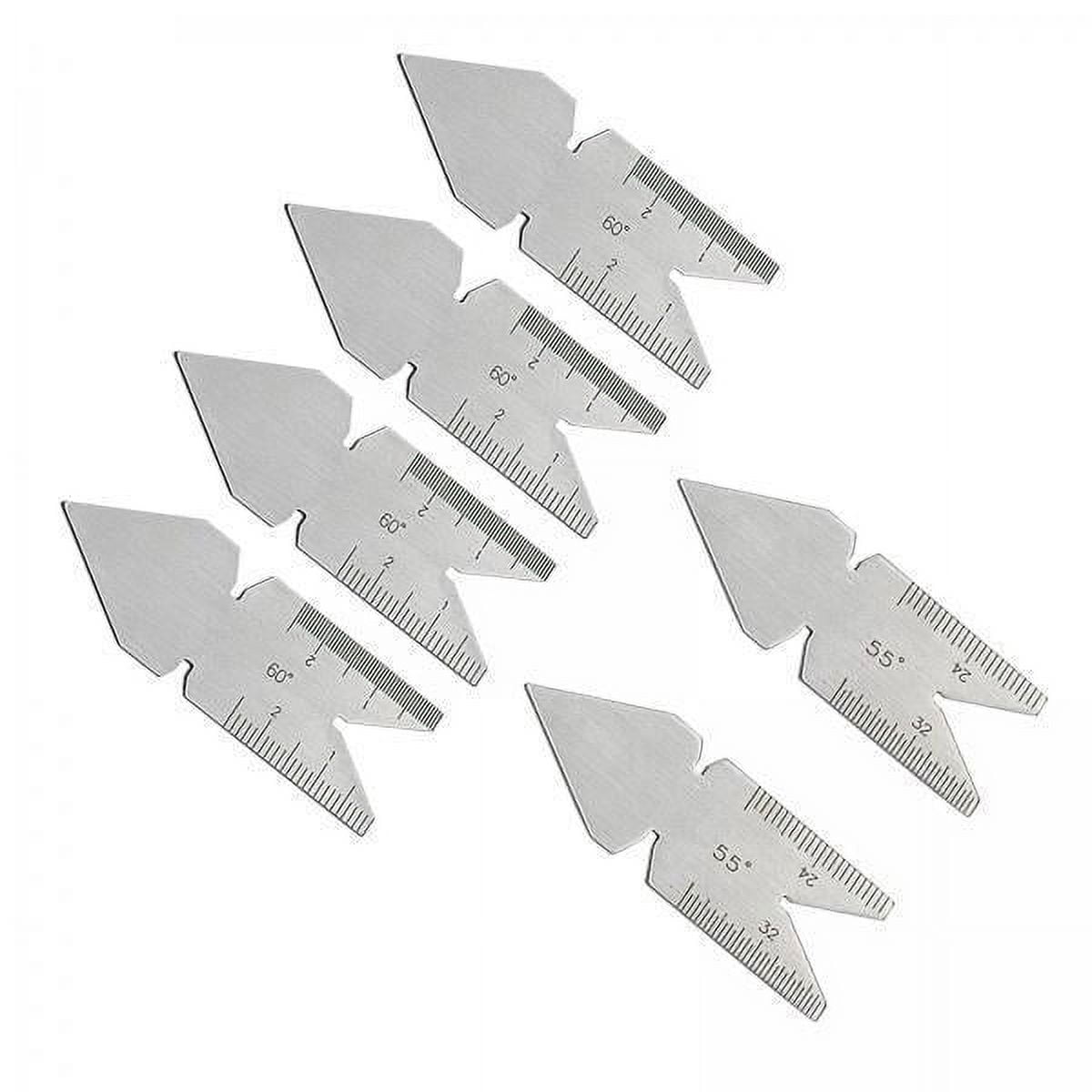 yotijay Center Gauge,Fishtail Center Gauge Screw Thread,Thread Gauge ...