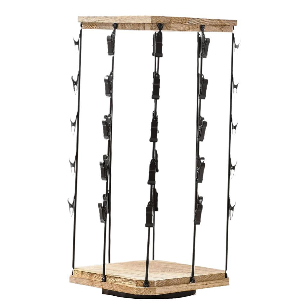 yotijay Chip Rack Display Stand Potato Chip Rack Black Metal 360 degree ...