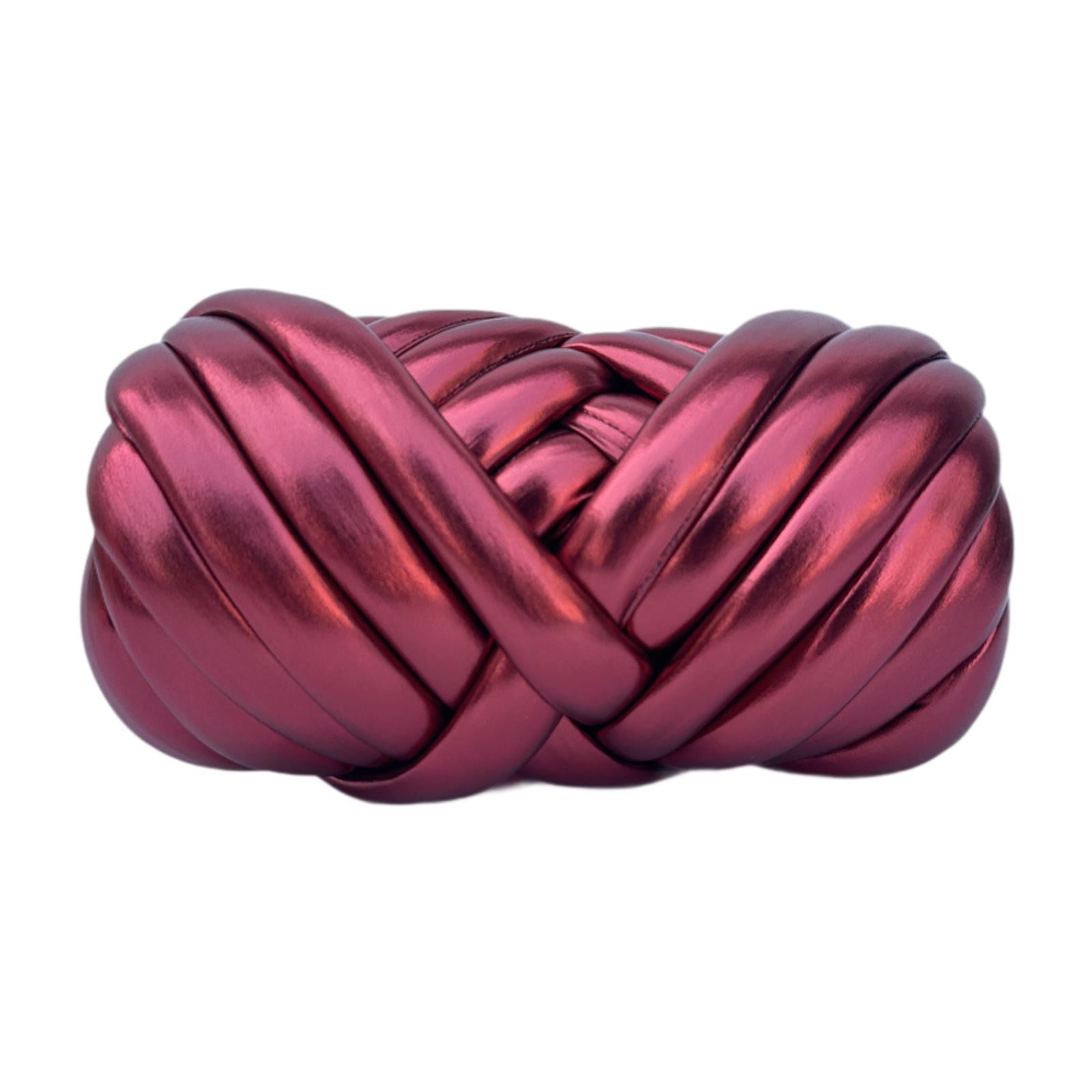 yotijay Chunky Yarn Arm Knitting Yarn Jumbo Tubular Yarn for Blanket ...
