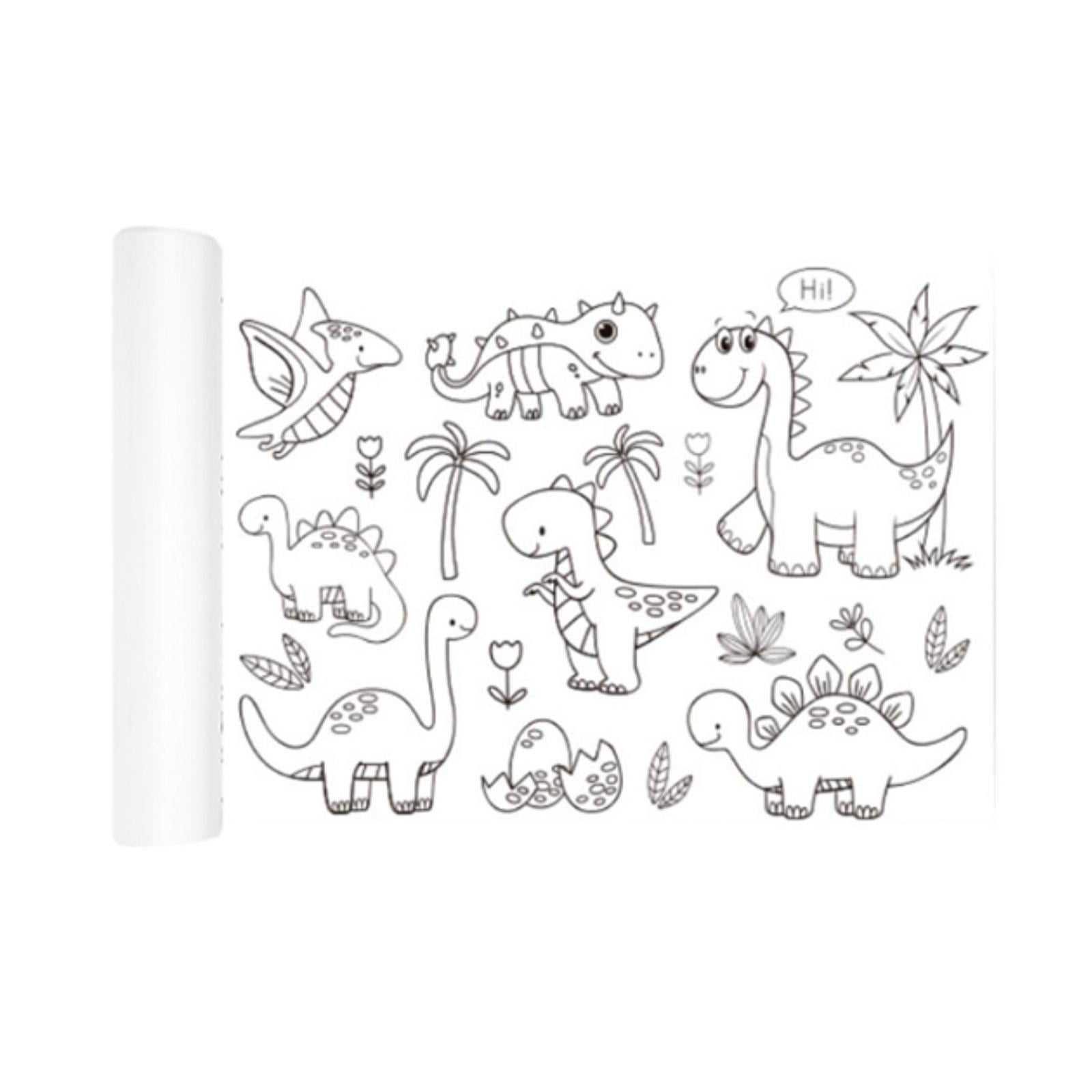 yotijay Coloring Paper Roll Coloring Painting Paper Educational Toys ...