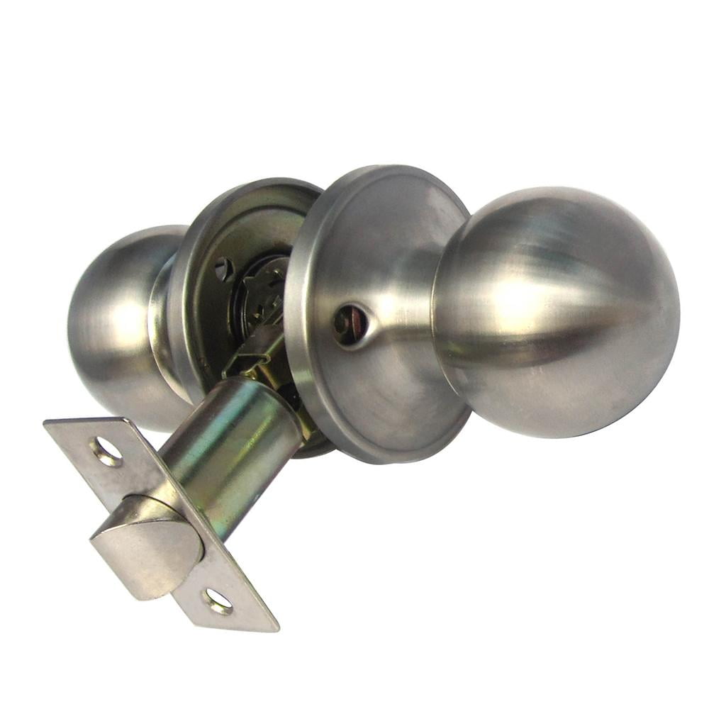yotijay Copper Passage Keyless Door Lock Chromed Door Knob And Door ...