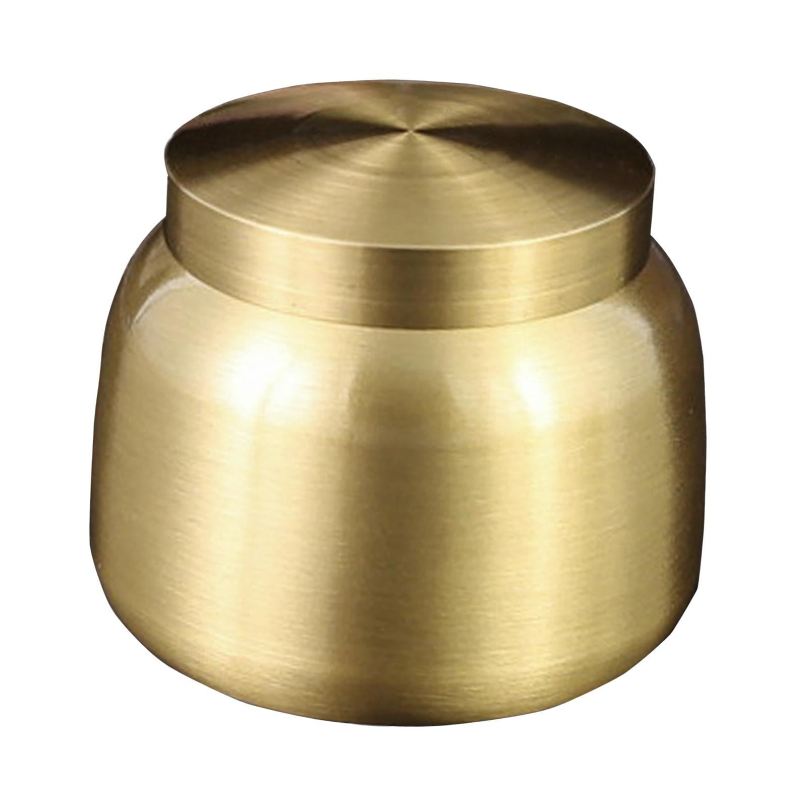 yotijay Copper Tea Canister Storage Container Multifunctional Mini ...