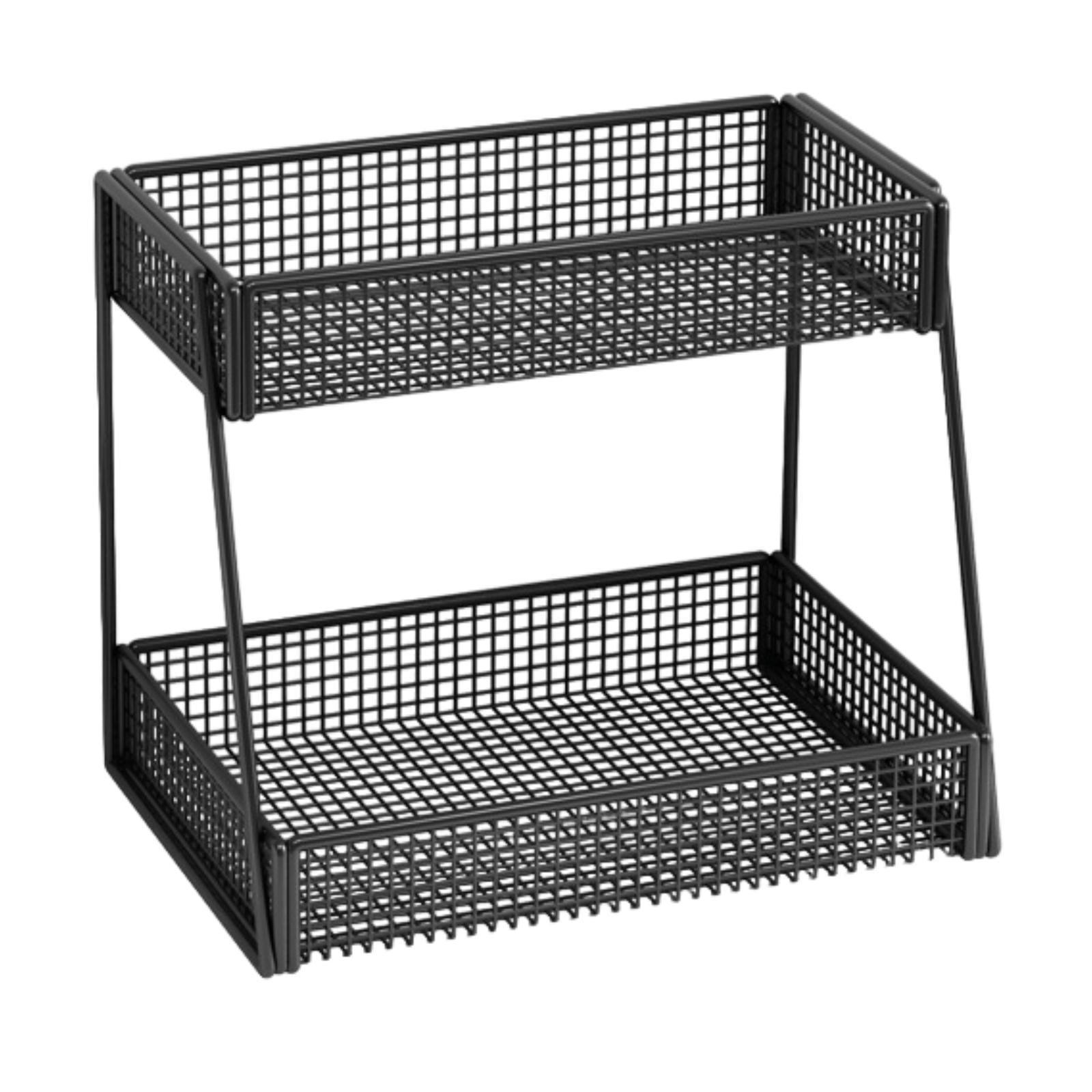 yotijay Countertop Shelves Bathroom Counter Organizer Double Tier Space ...