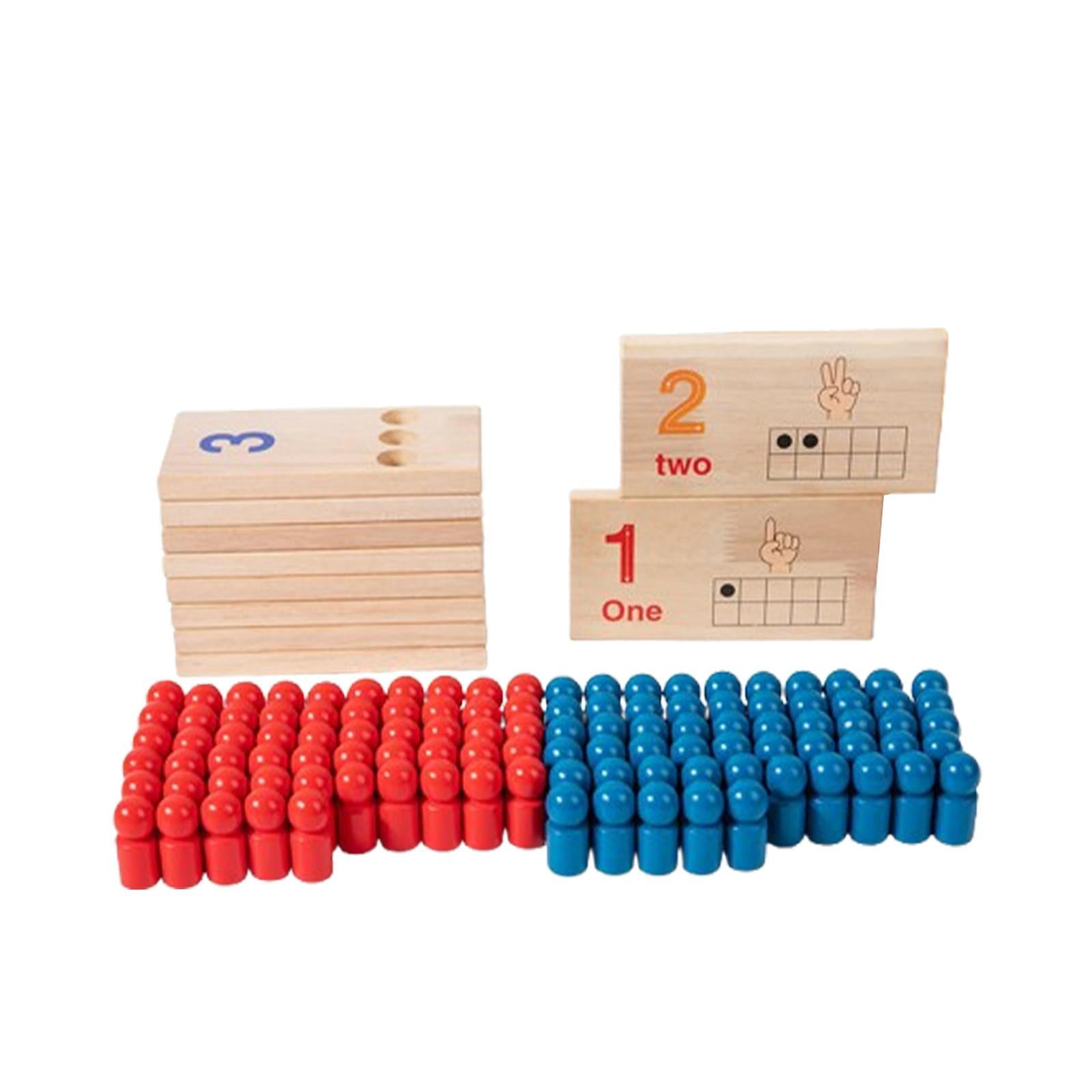 yotijay Counting Peg Board Math Manipulatives Learning Activities ...