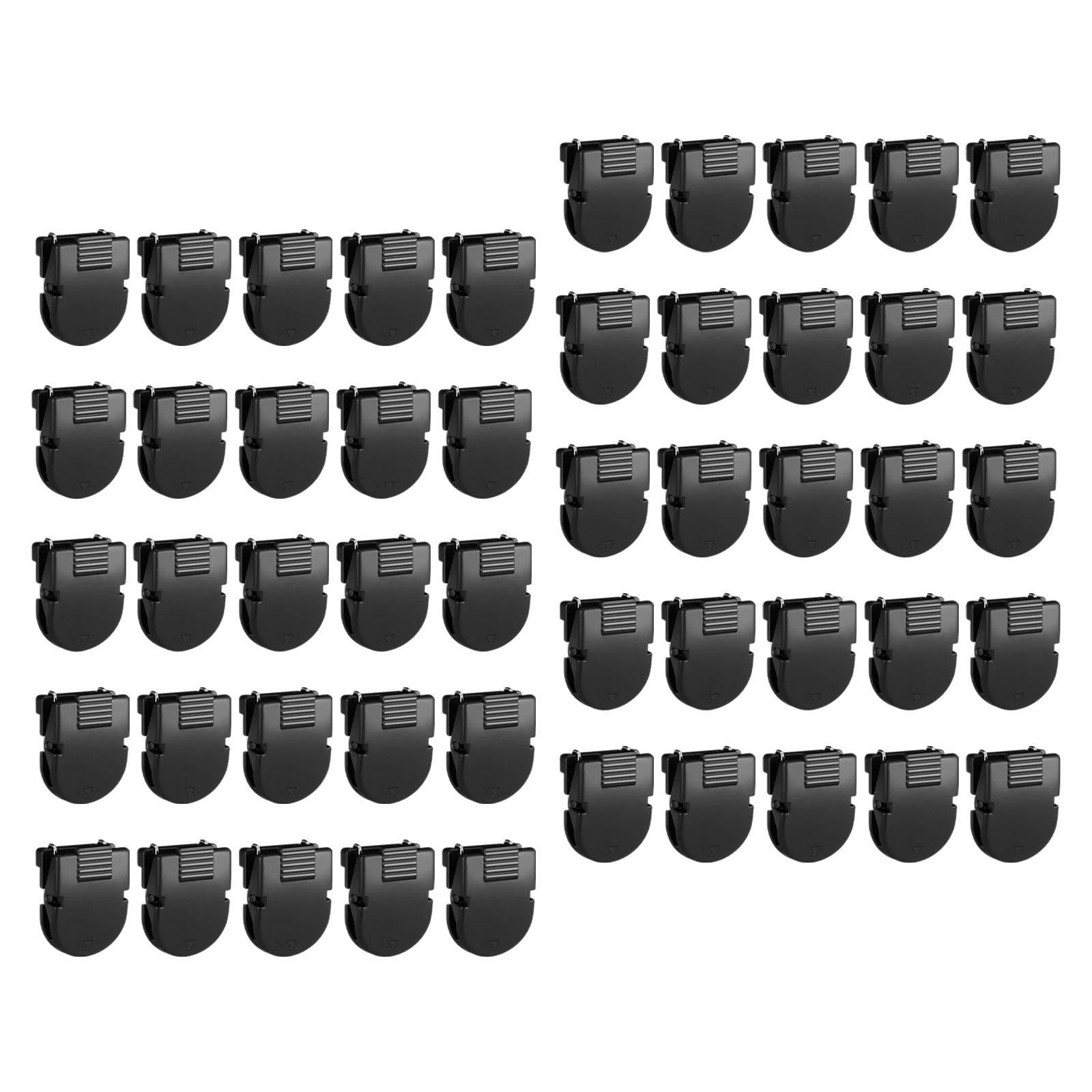 yotijay Cubicle Clips Black Home Use Practical Partition Panel Messages ...