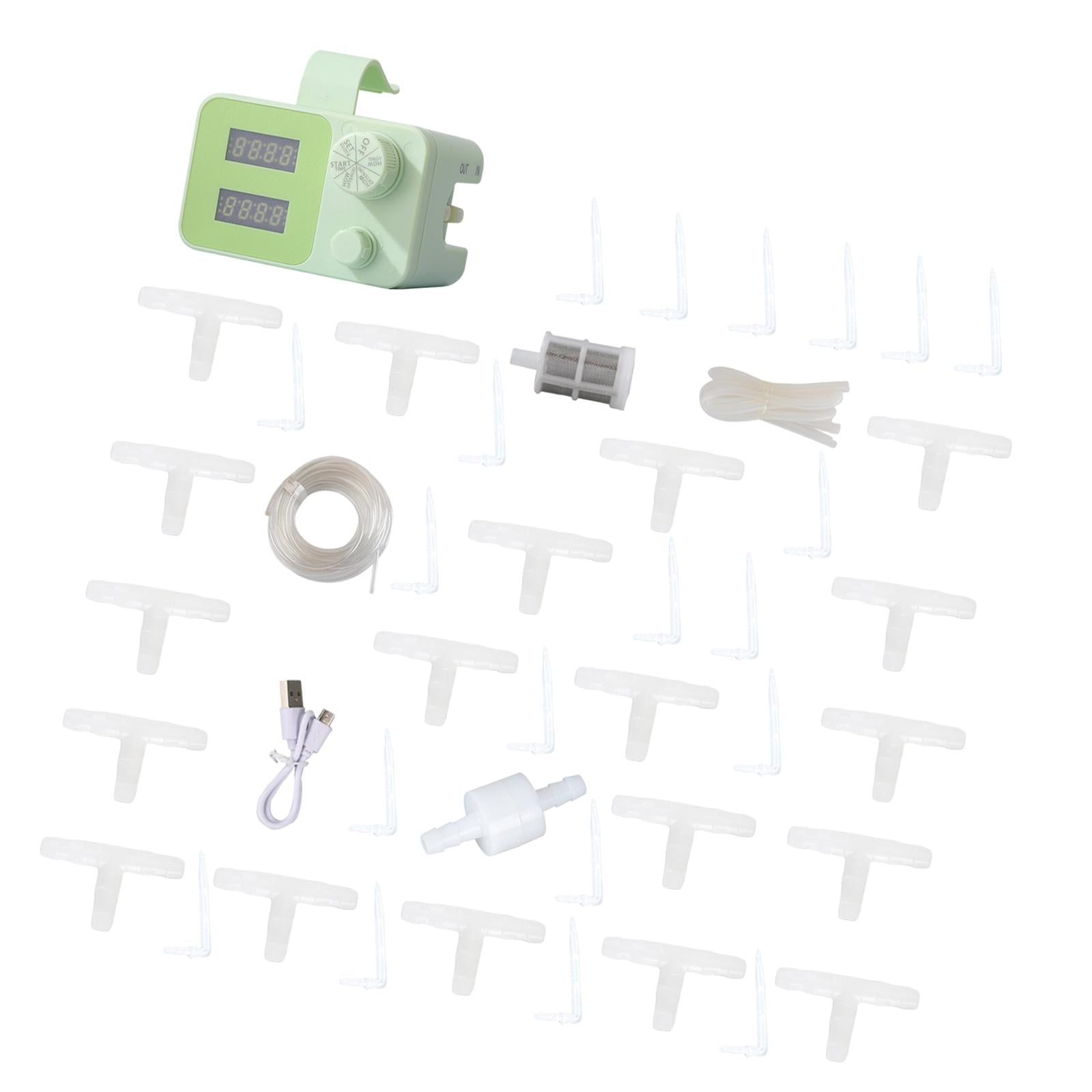 yotijay DIY Automatic Plant Irrigation Device Set 15M PVC Hose for Deck ...