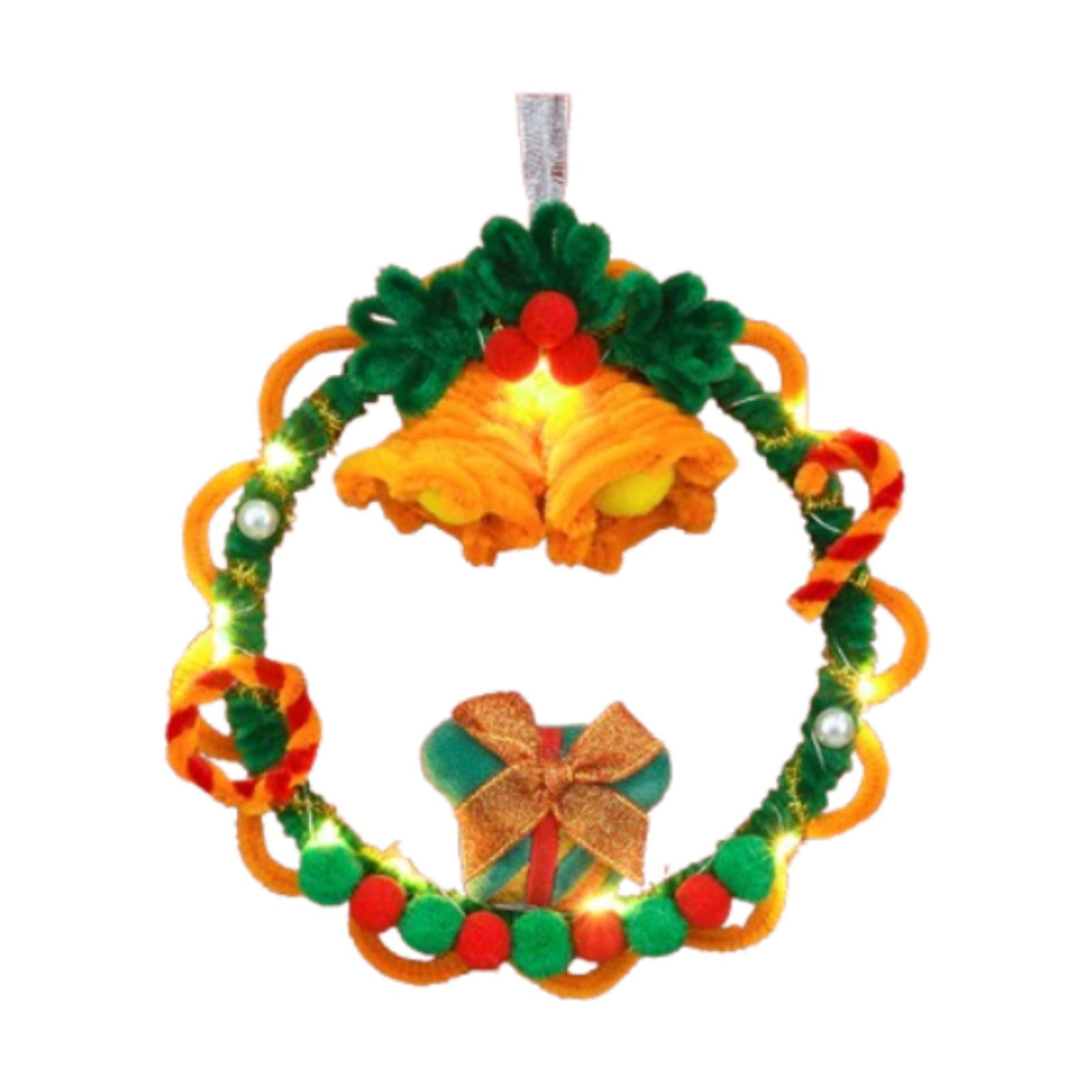 yotijay DIY Christmas Wreath Craft Kit Christmas Art Craft Set ...