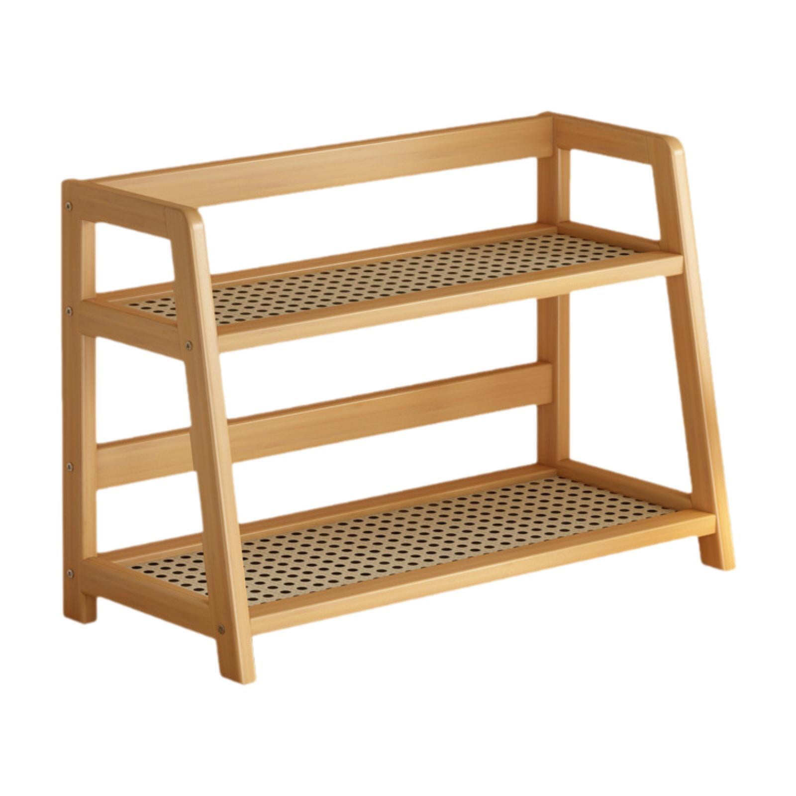yotijay Desk Storage Organizer 2 Tier Double Layer Rack for Tabletop ...