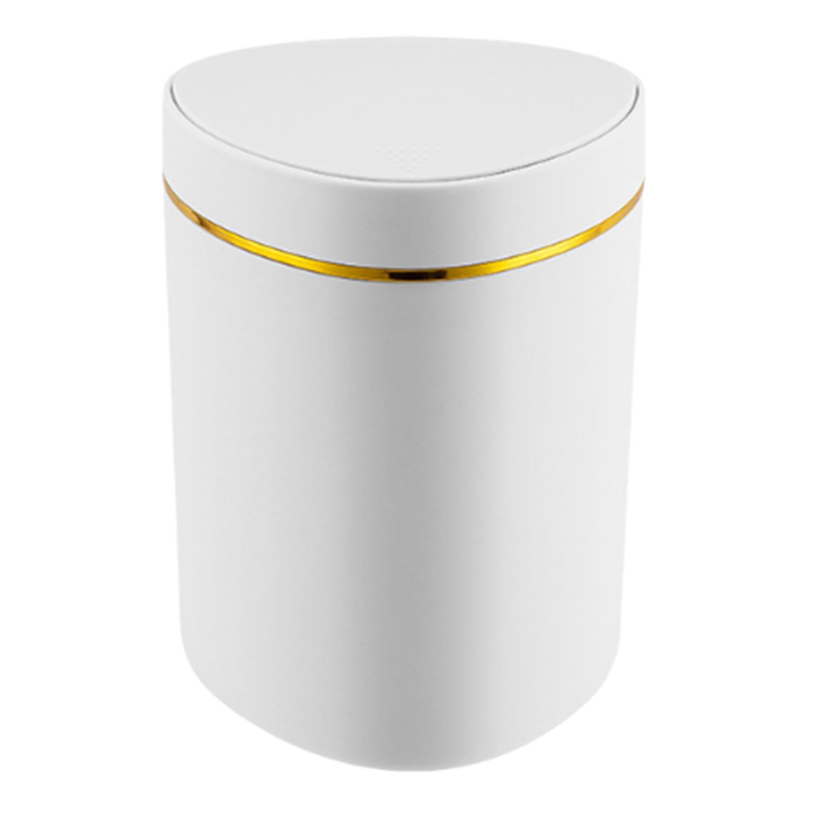 yotijay Desktop Small Trash Can Compact with Lid Recycling Bin for Car ...