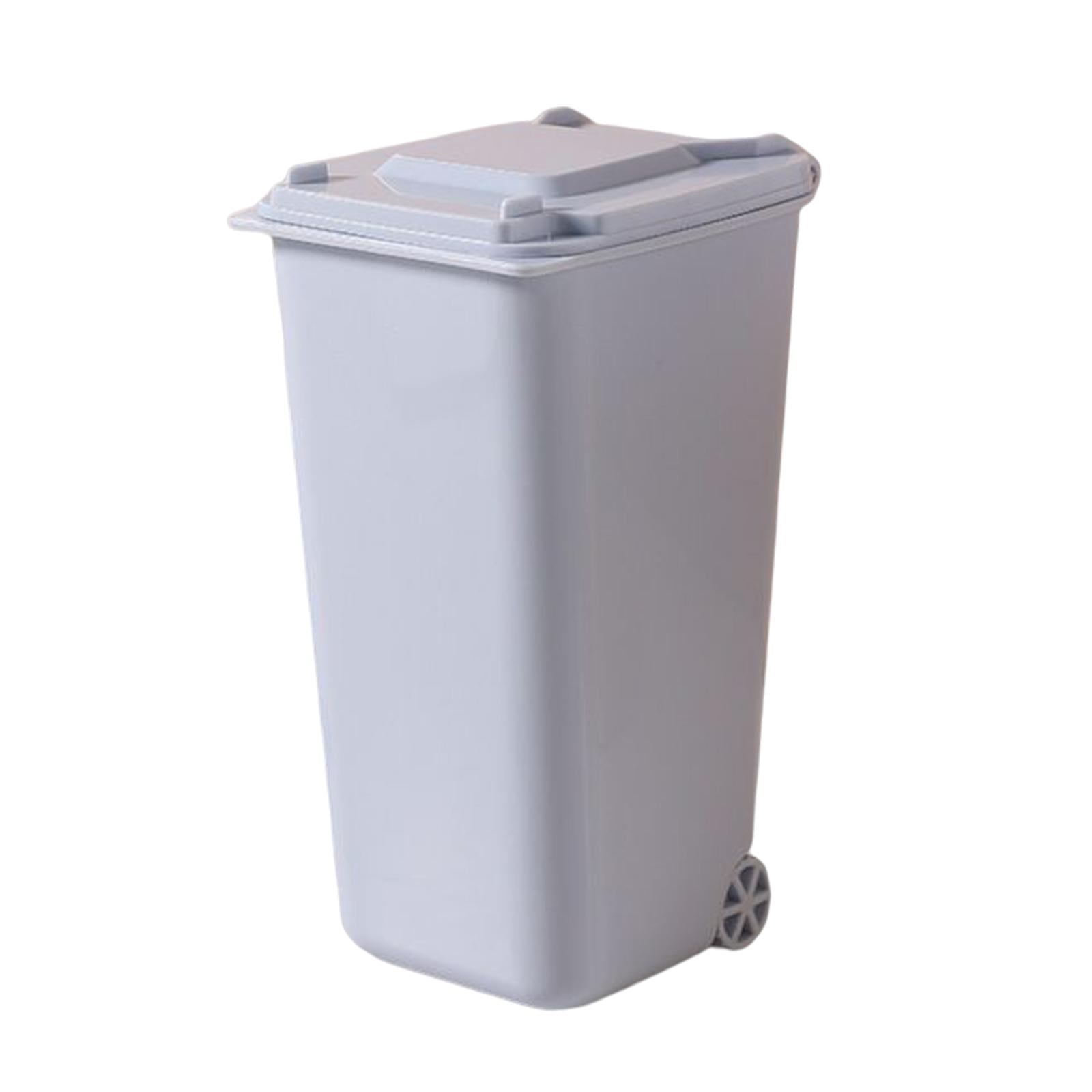 yotijay Desktop Trash Can Household Multipurpose Dustbin Storage Box ...