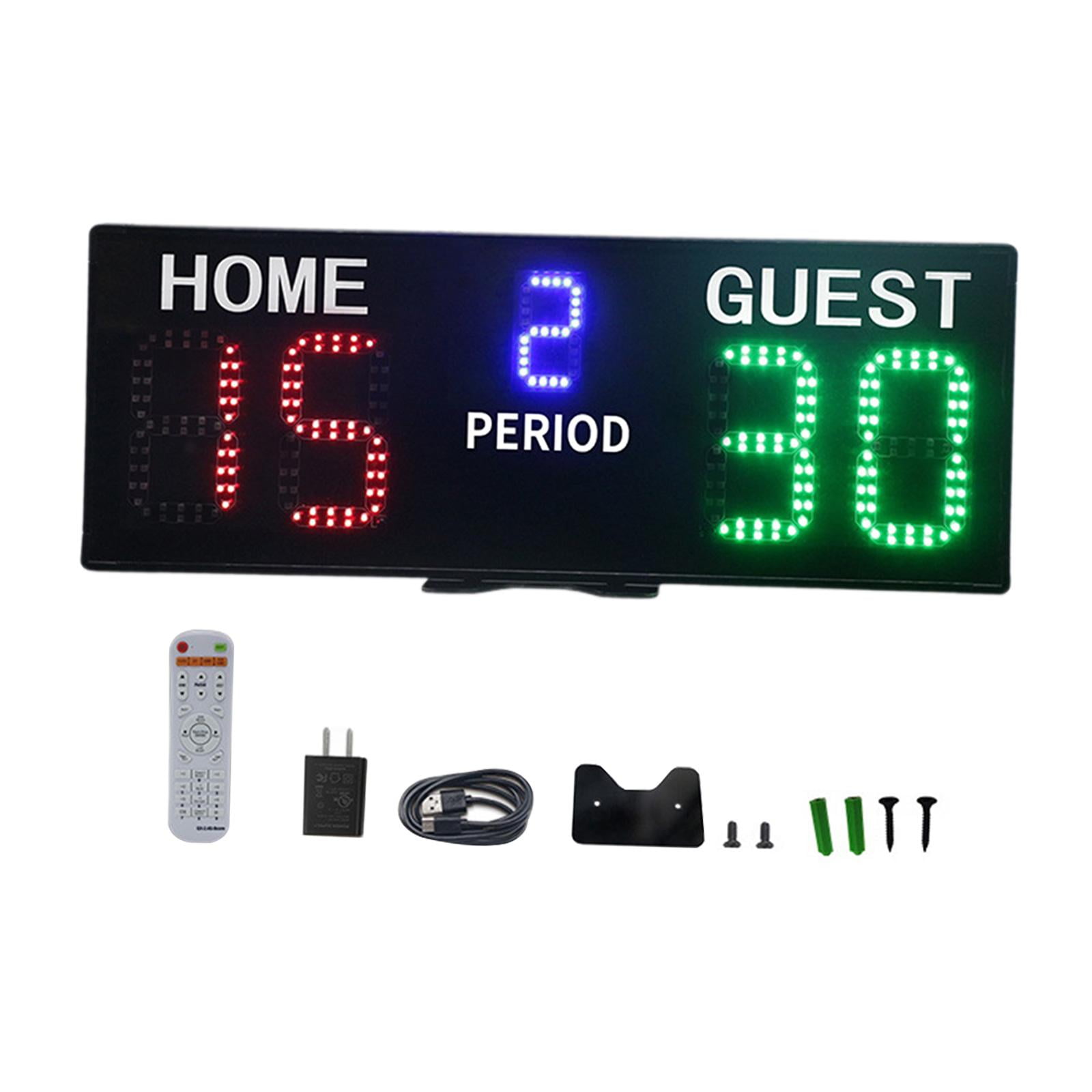 yotijay Digital Scoreboard LED Lightweight Electronic Basketball ...