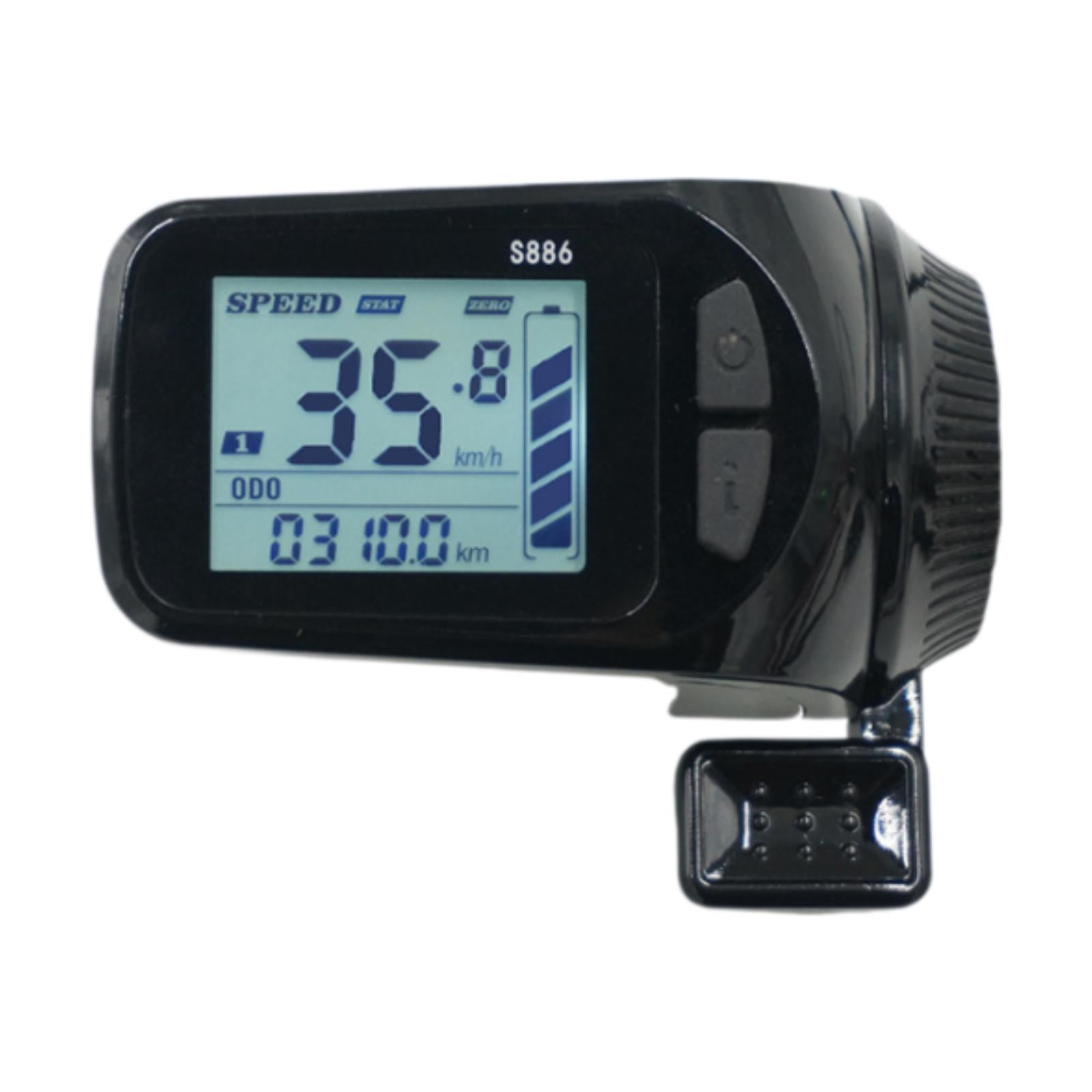 yotijay Display 24V 36V 48V Indicator Speedmeter Waterproof - Walmart.com