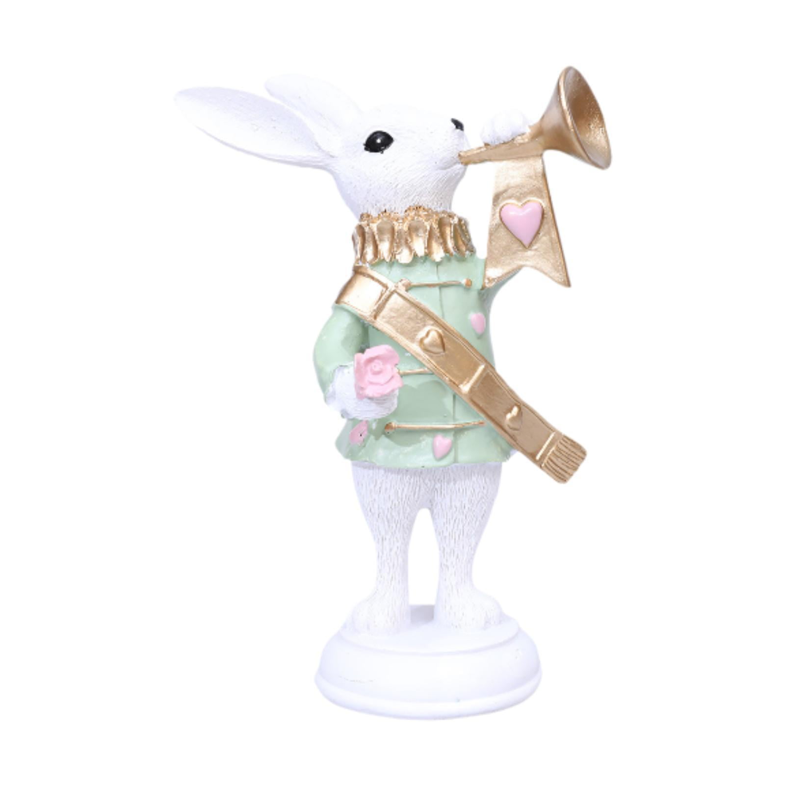 yotijay Easter Bunny Figurine Collectible Animal Sculpture for ...