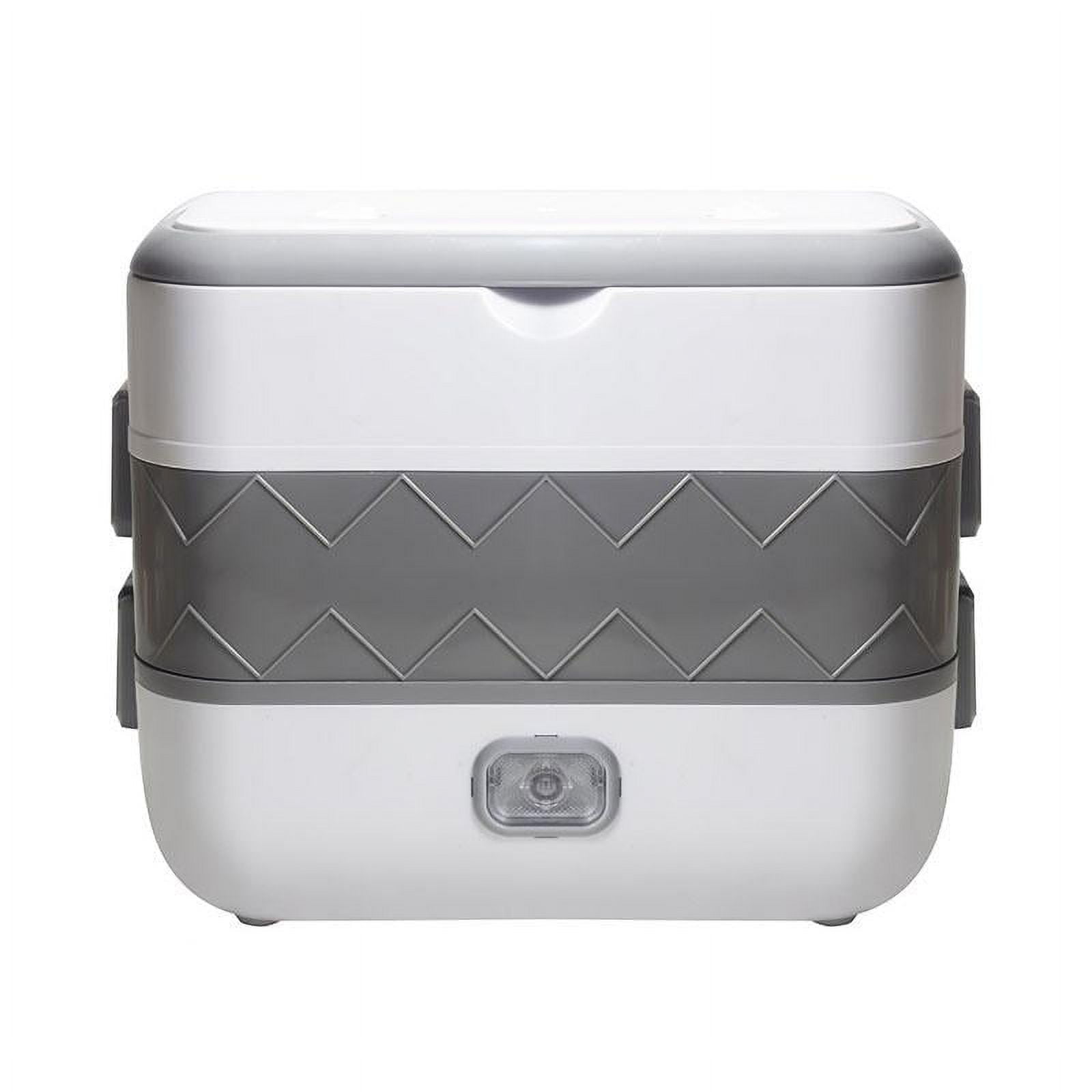 yotijay Electric Bento Box 2 Layer US Plug Lunch Warmer Electric Small ...